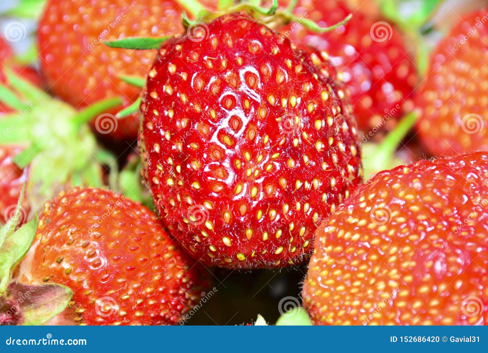 Fresh Strawberry Background. Strawberry Texture Stock Photo - Image of ...