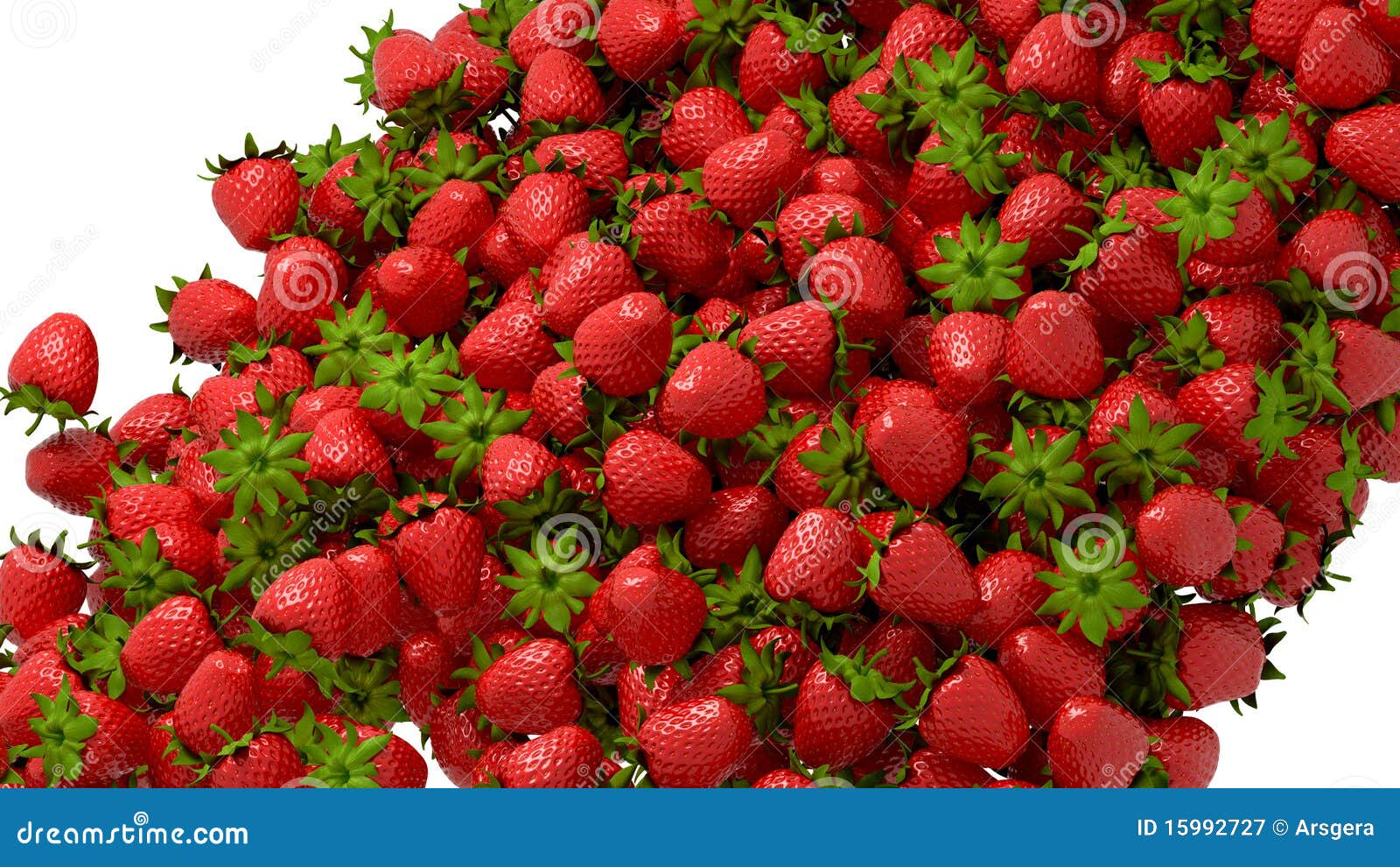 Fresh Strawberry Flow or Stream Stock Illustration - Illustration of ...