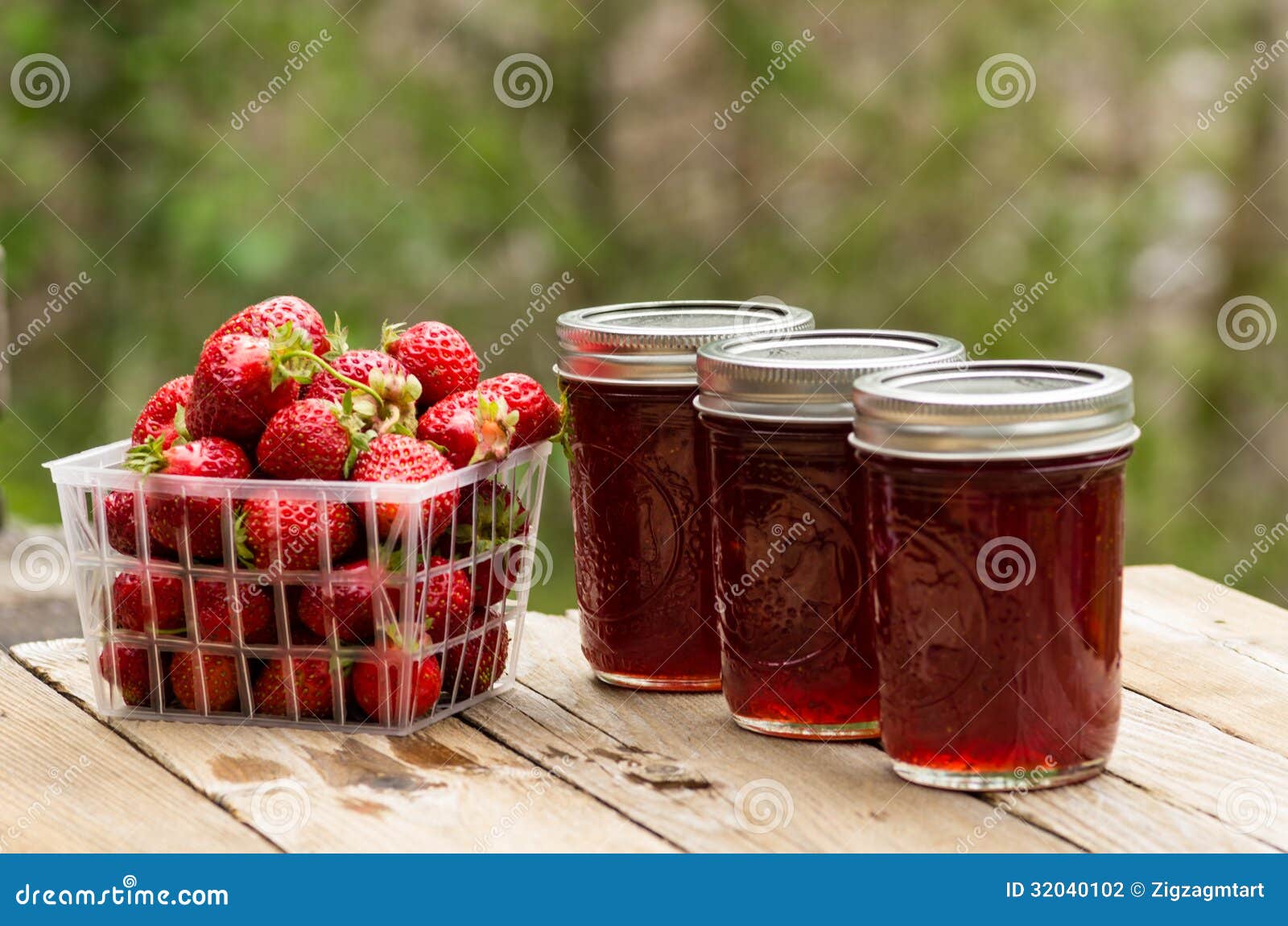 Fresh Strawberry Jelly or Jam Stock Photo - Image of jars, health: 32040102