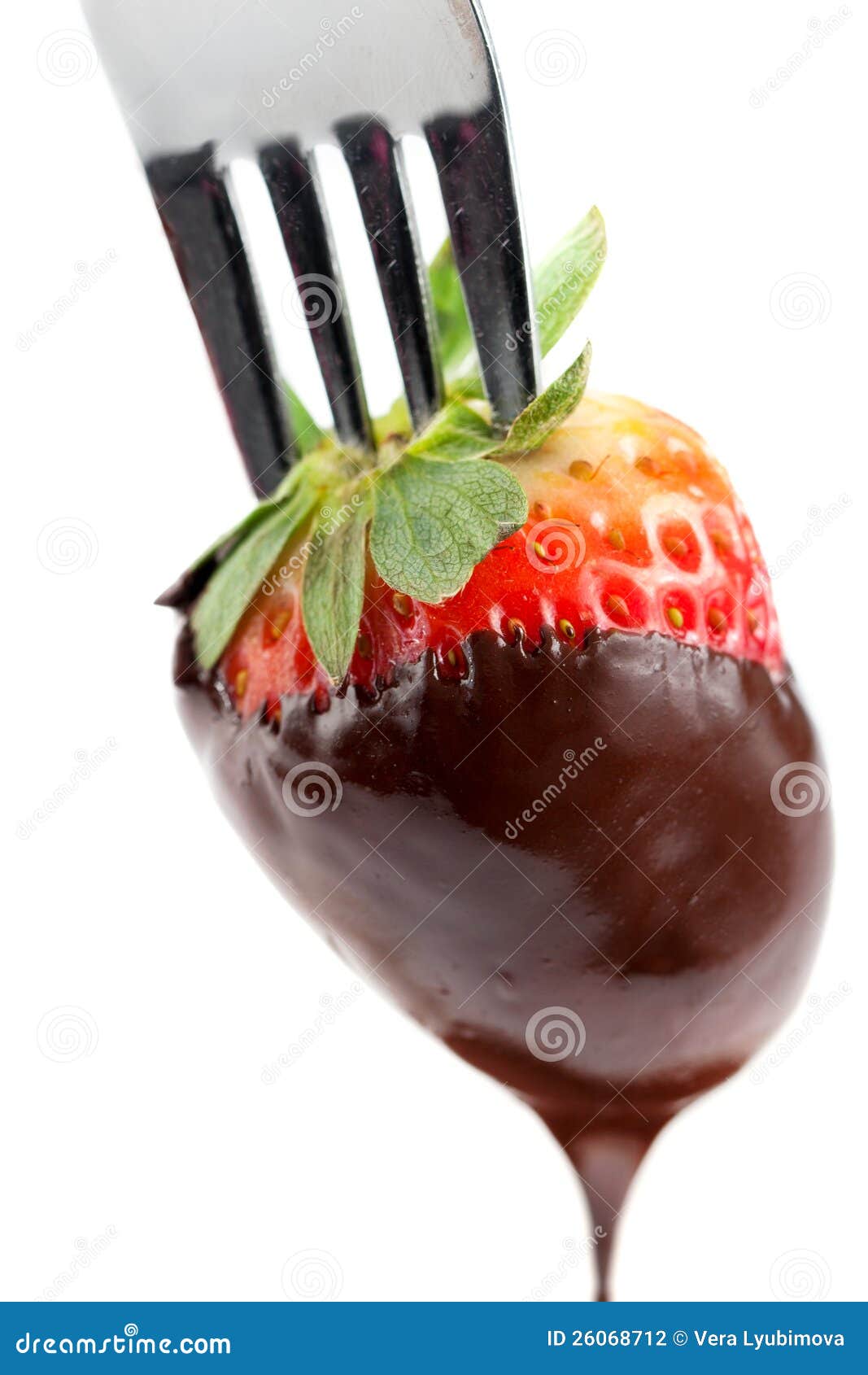 Fresh Strawberry with Melted Chocolate Stock Photo - Image of sweet ...