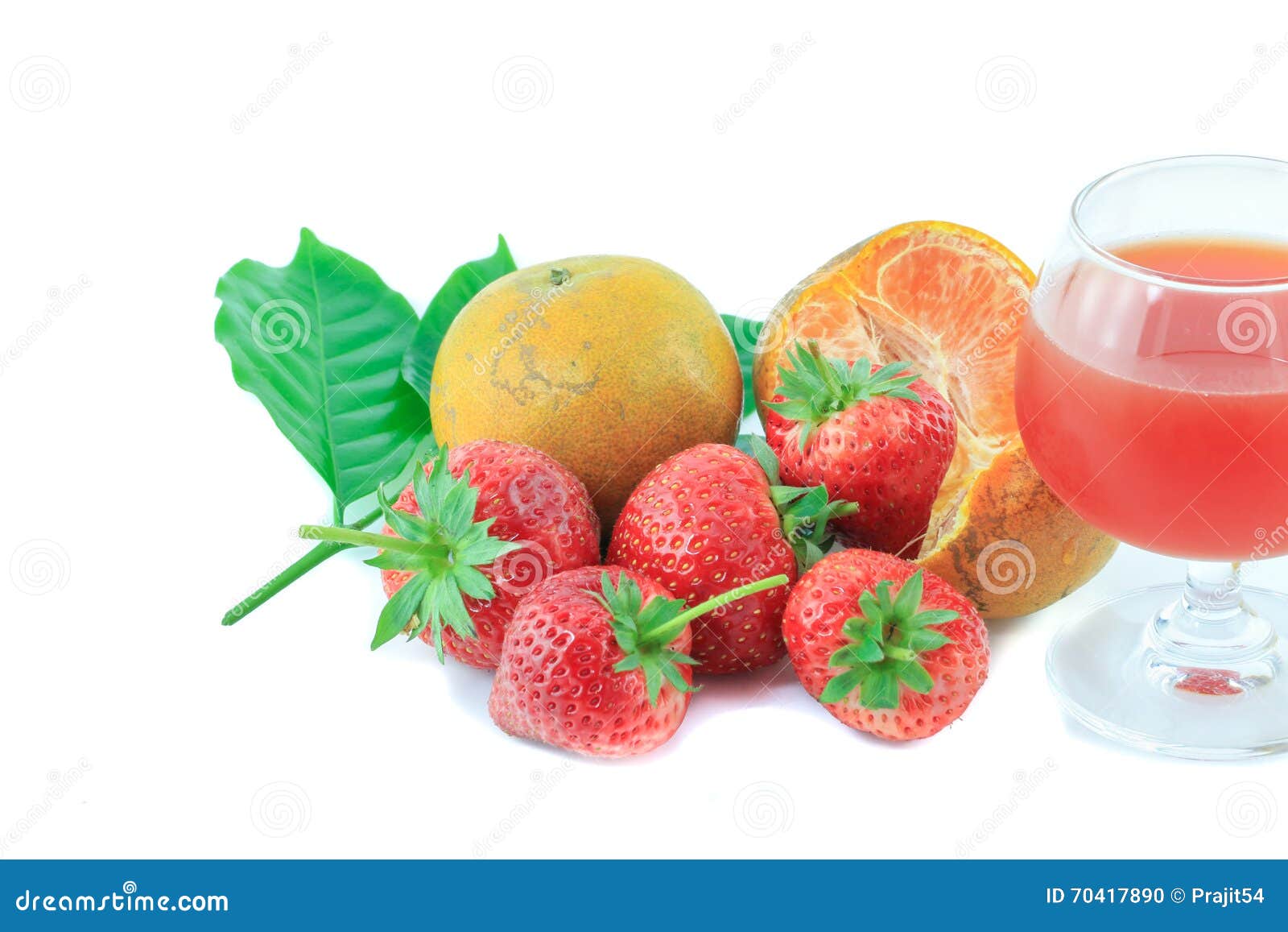 Fresh Strawberry and Orange Stock Photo - Image of garden, strawberries ...