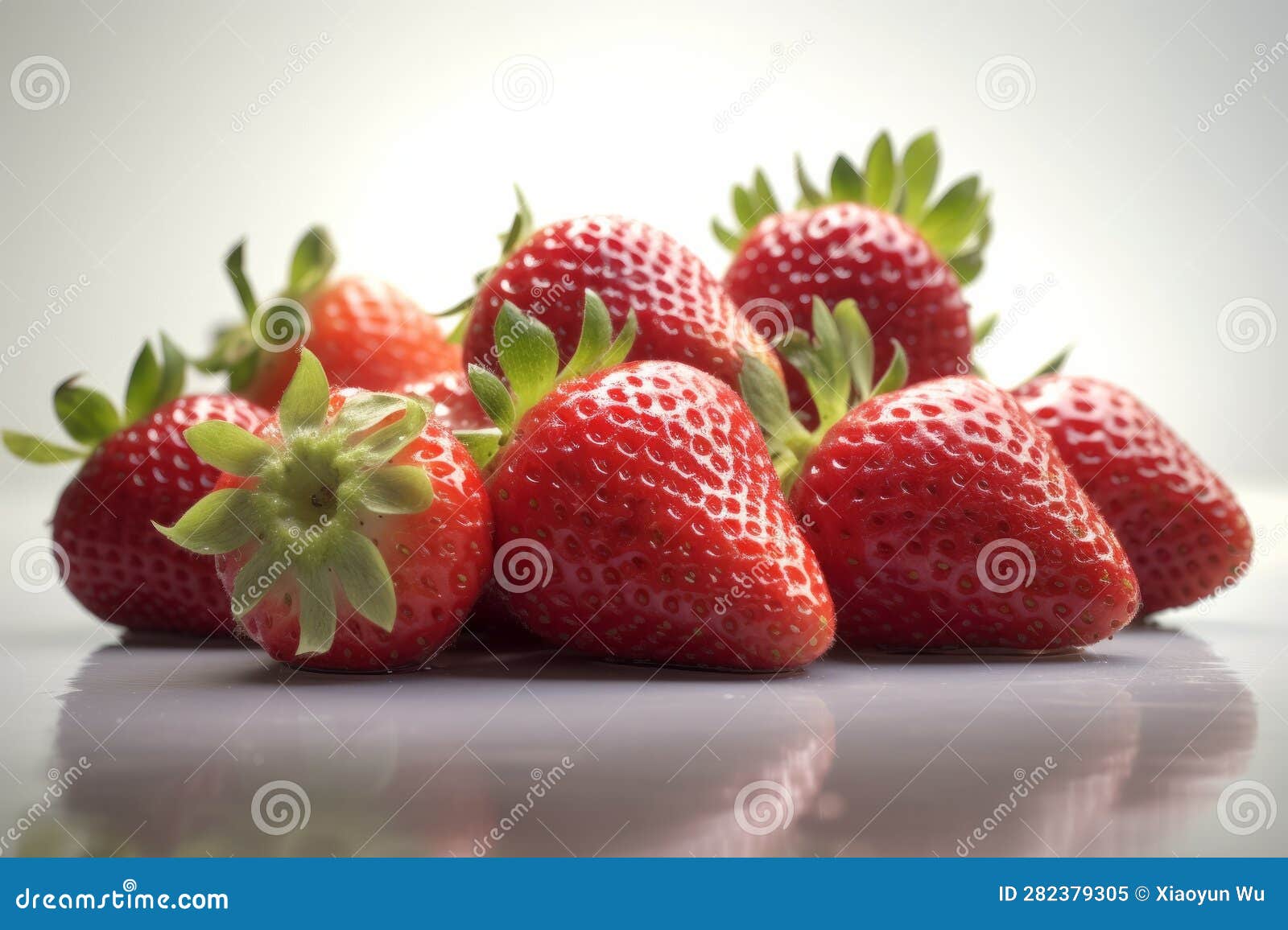 Fresh Strawberry Solid Color Background Image Stock Illustration ...