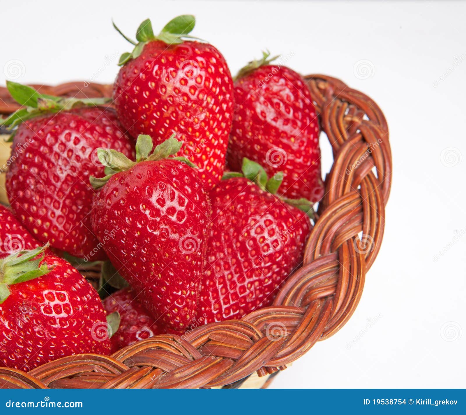 Fresh strawbery stock photo. Image of cream, macro, bunch - 19538754