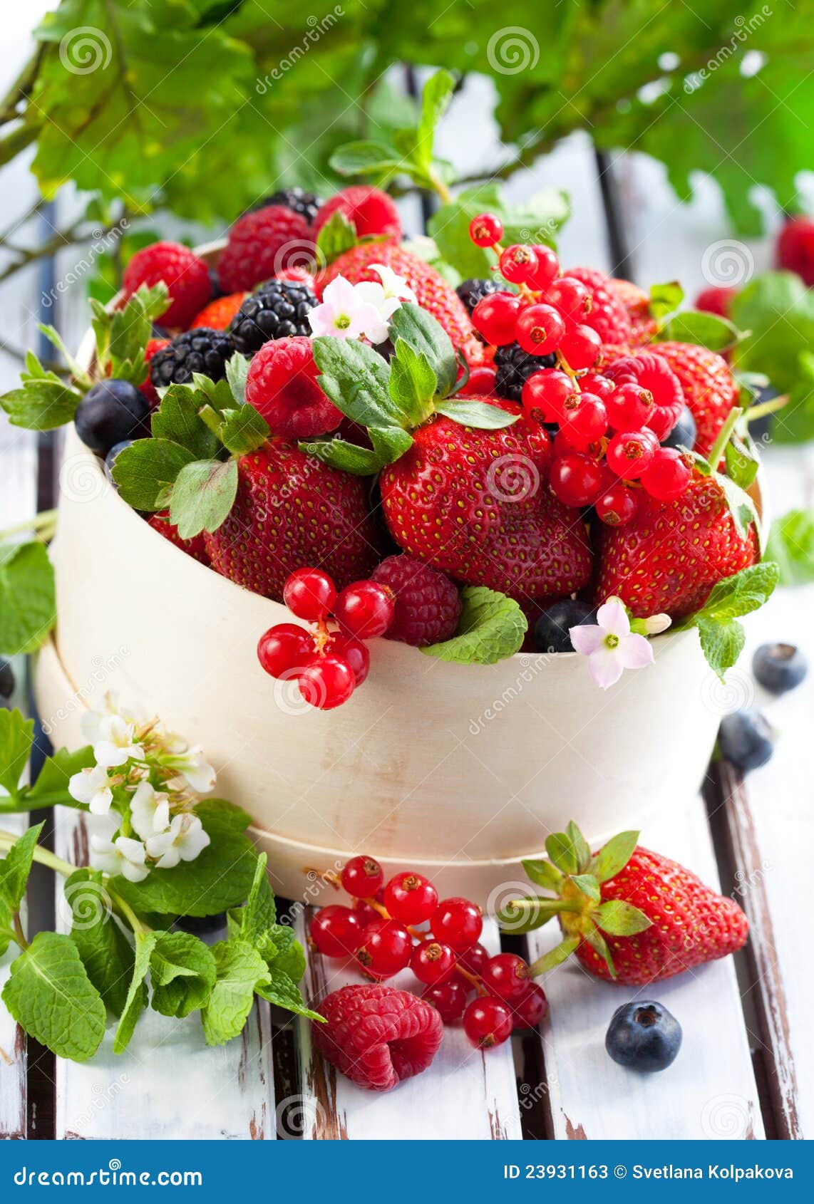 Fresh summer berries stock image. Image of closeup, food - 23931163