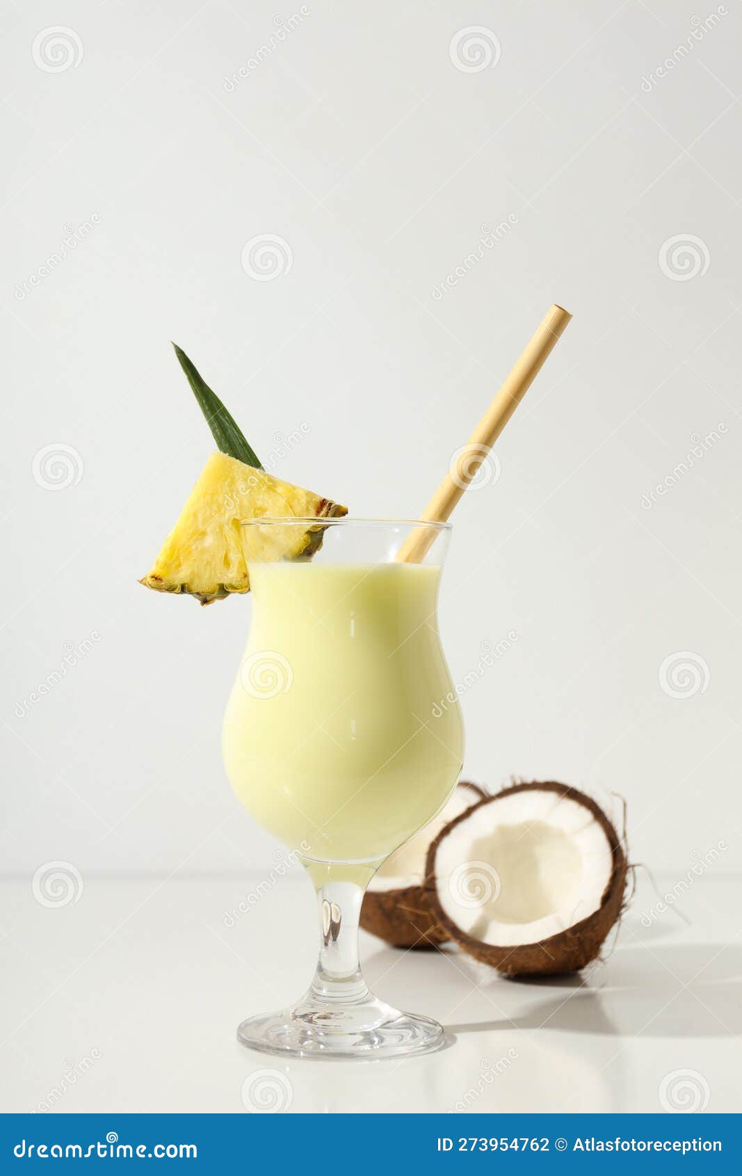 Fresh Summer Cocktail - Pina Colada, Fresh Summer Drink Concept Stock ...