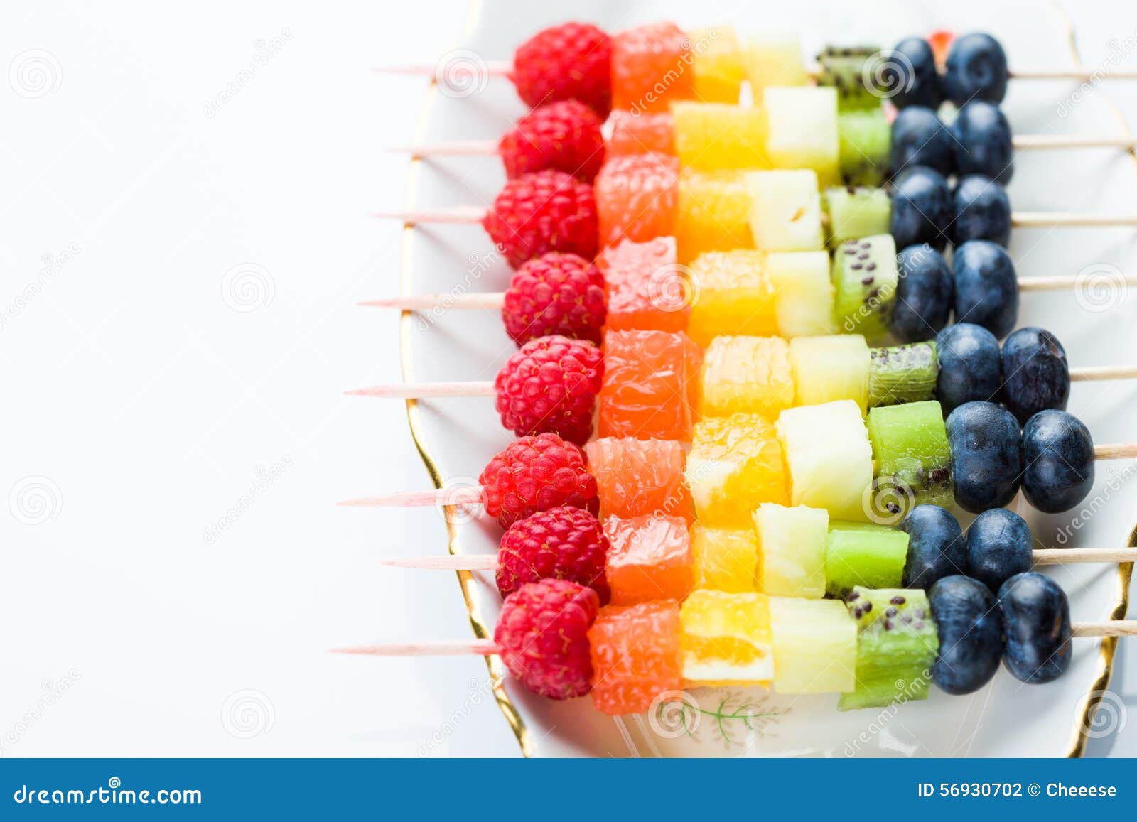 Fresh Summer Fruits on Sticks Stock Photo - Image of agriculture ...