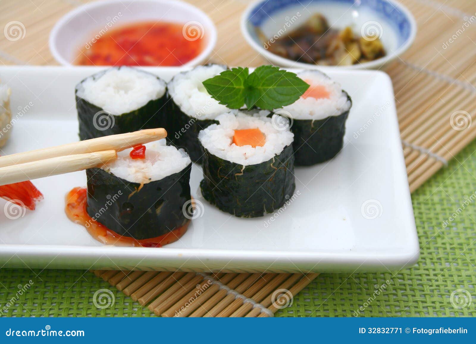 Fresh sushi stock image. Image of starter, fish, freshness - 32832771