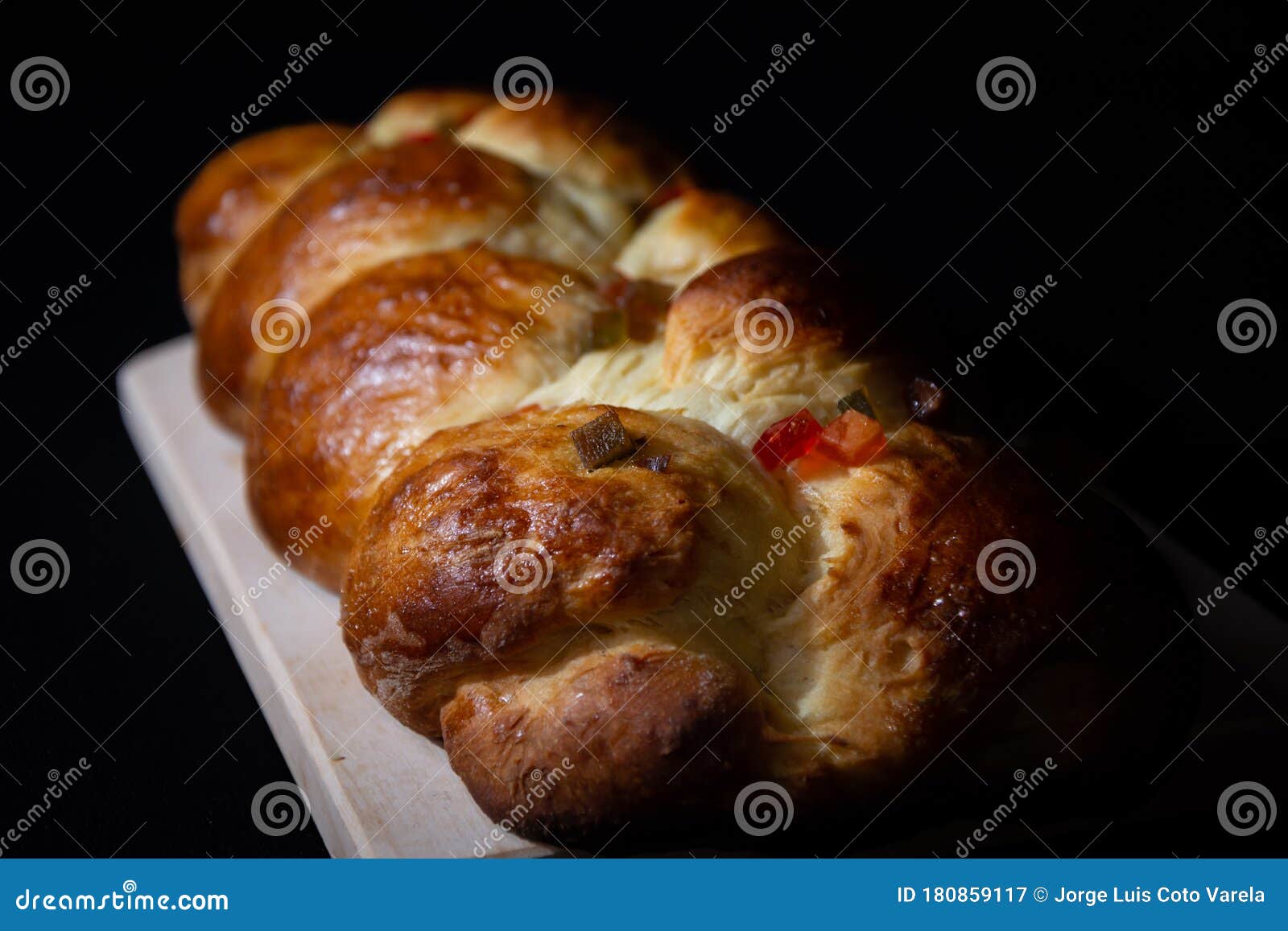 Fresh Sweet Bread Braid for Breakfast Stock Image - Image of braid ...