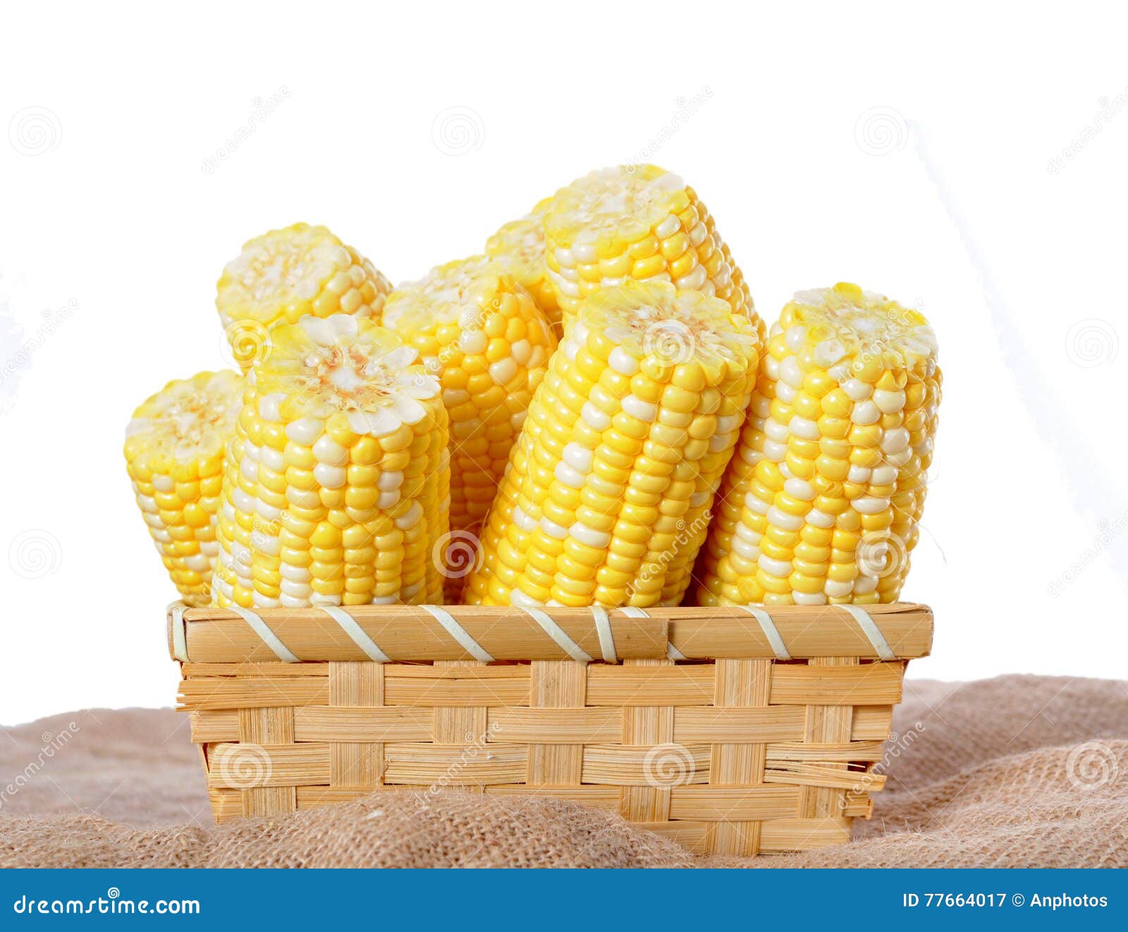 Fresh sweet corn stock image. Image of corn, maize, cereal - 77664017