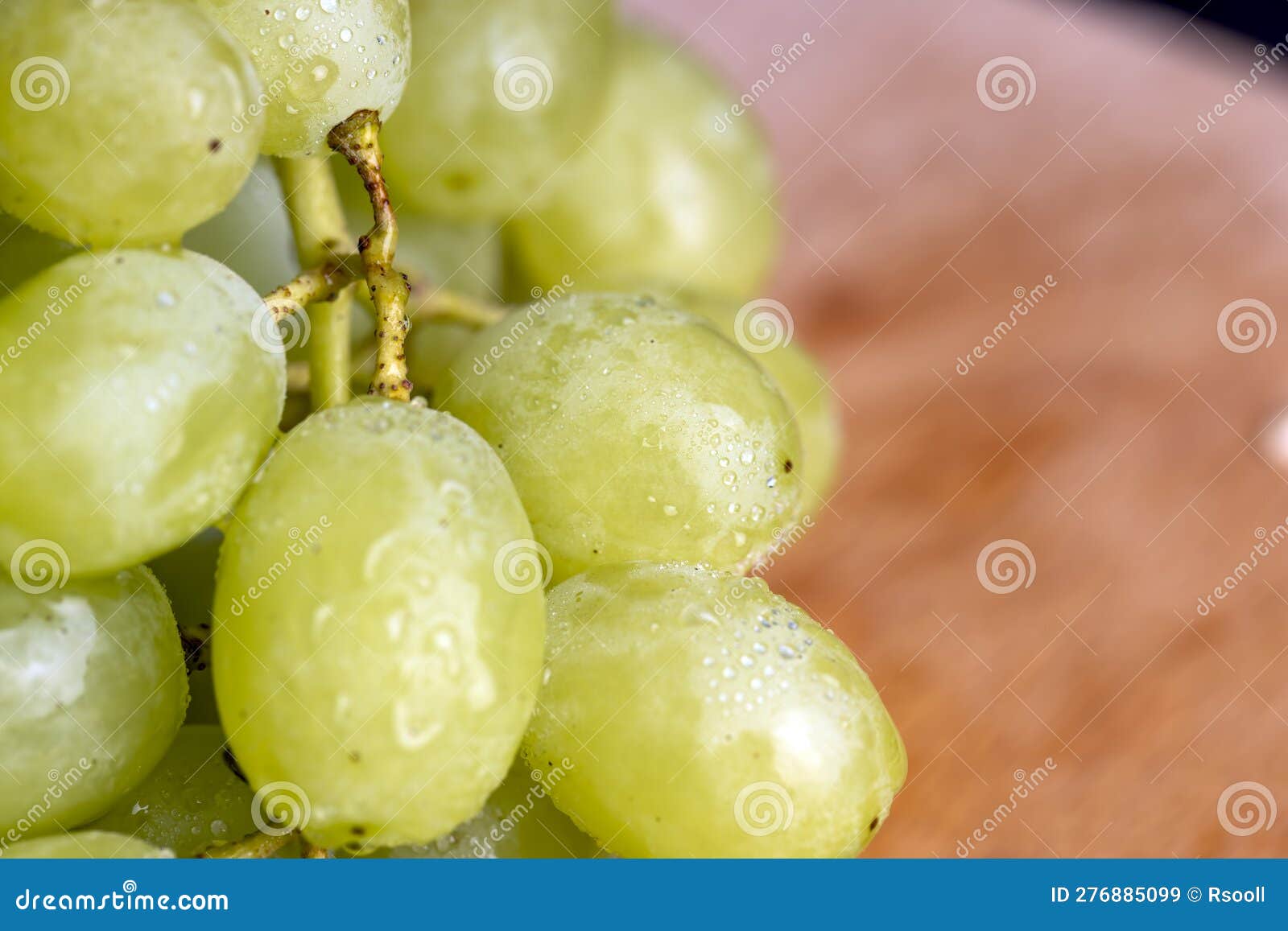 Fresh Sweet Green Grapes, Close Up Stock Image - Image of bunch, fresh ...