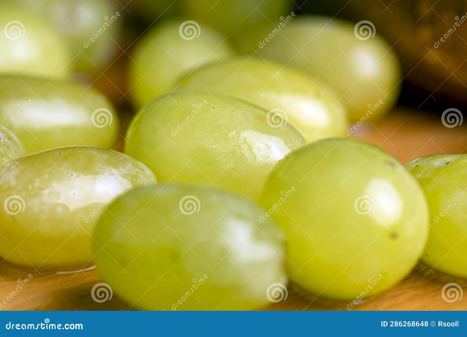 Fresh Sweet Green Grapes, Close Up Stock Photo - Image of dessert ...