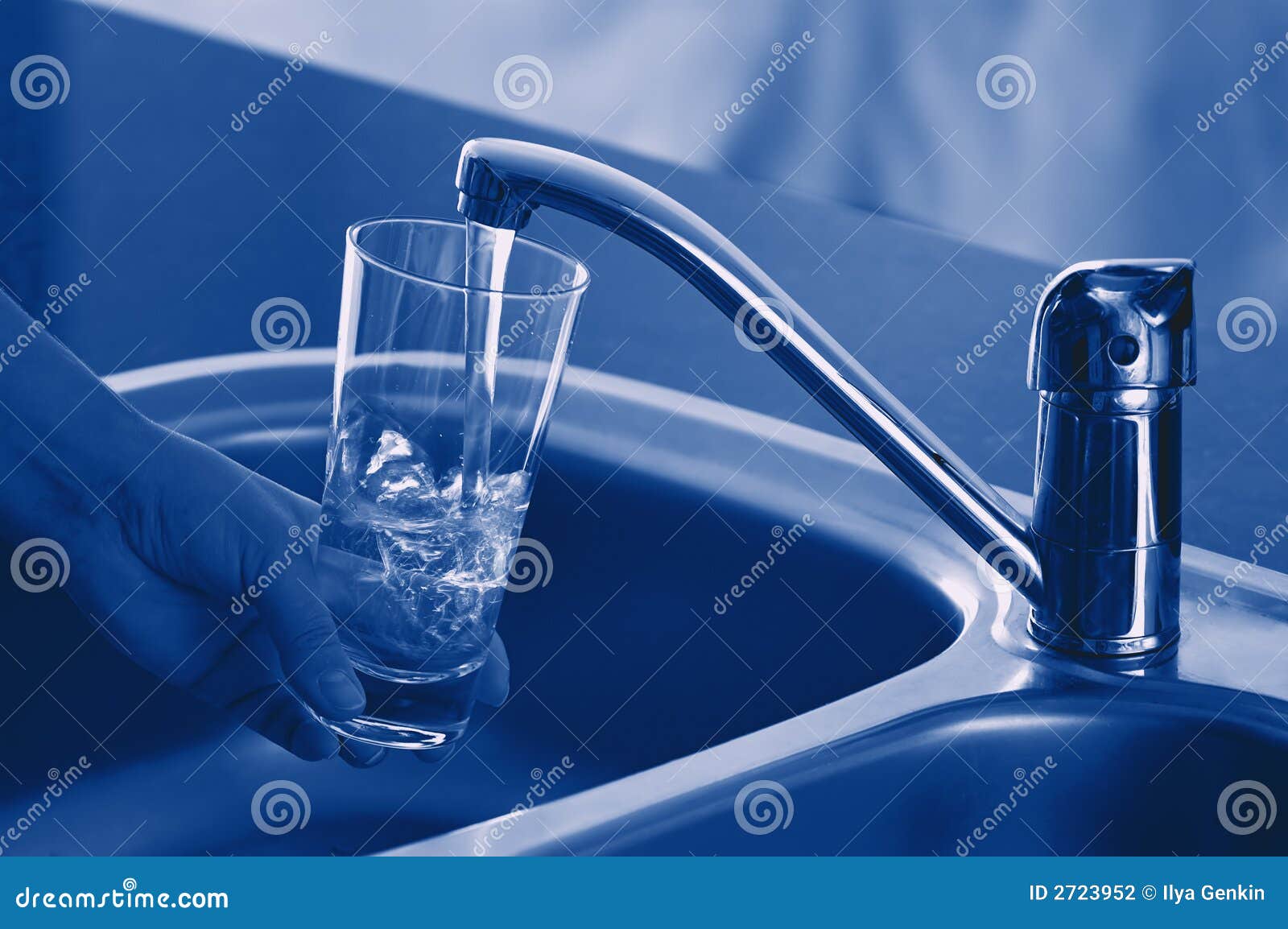 Fresh Tap Water stock photo. Image of pouring, monotone - 2723952