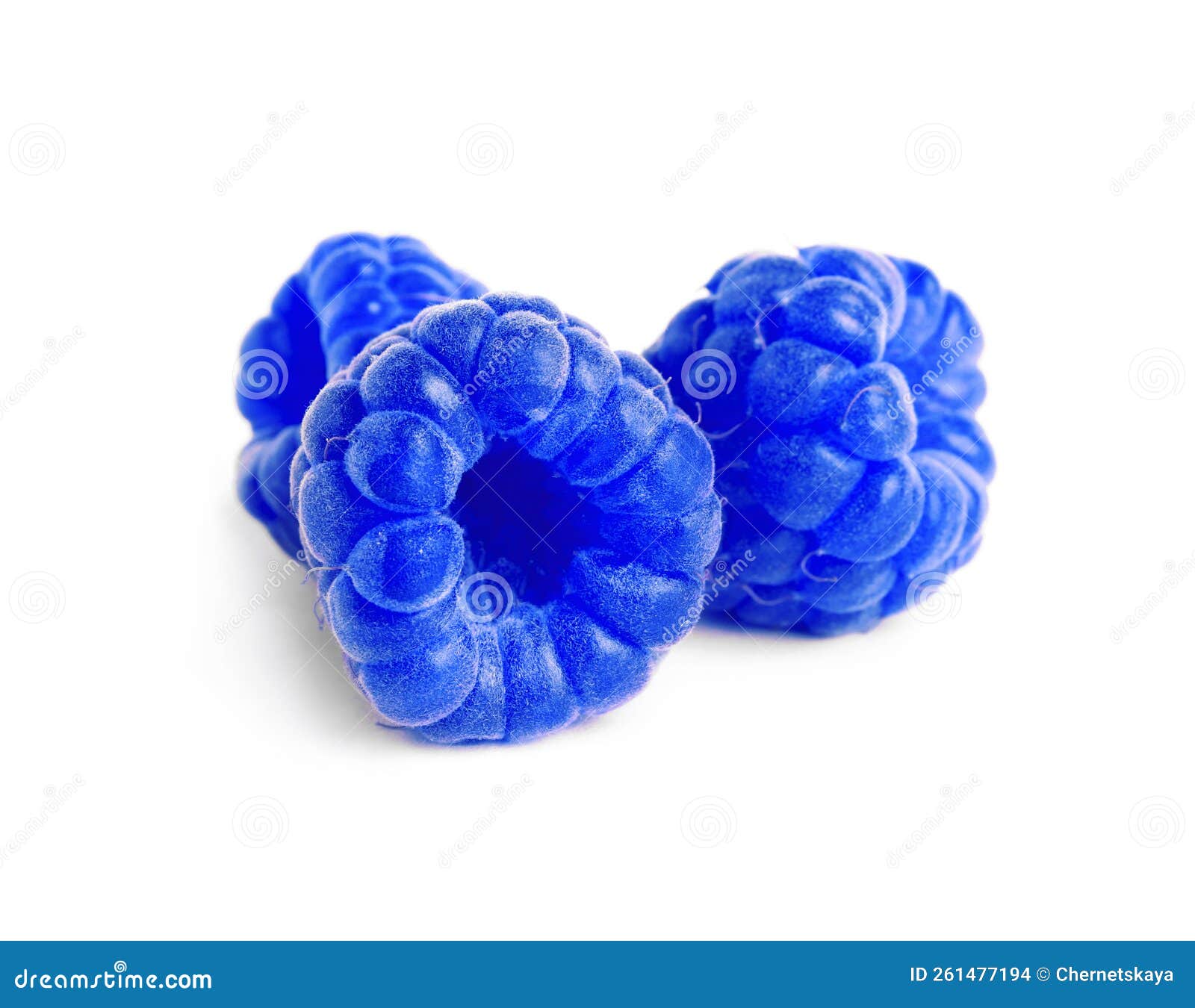 Fresh Tasty Blue Raspberries Isolated on White Stock Photo - Image of ...