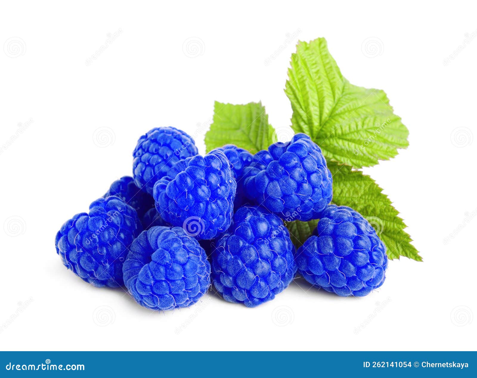 Fresh Tasty Blue Raspberries Isolated on White Stock Photo - Image of ...