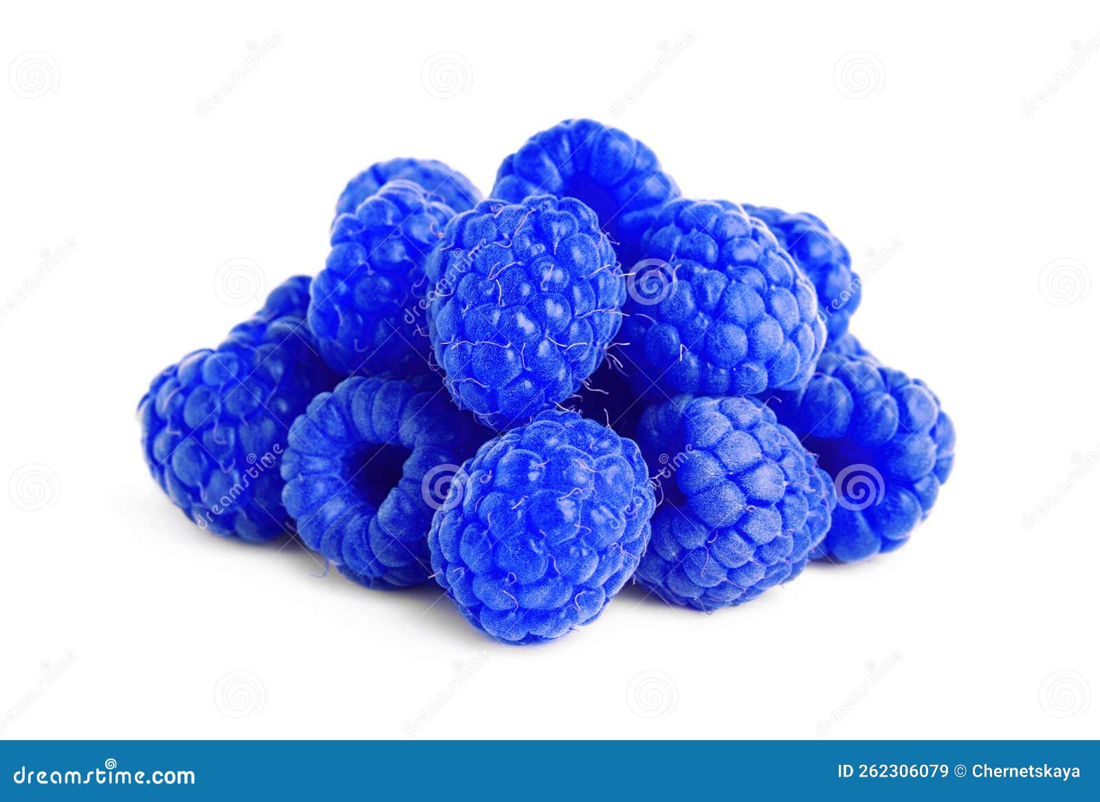 Fresh Tasty Blue Raspberries Isolated on White Stock Image - Image of ...