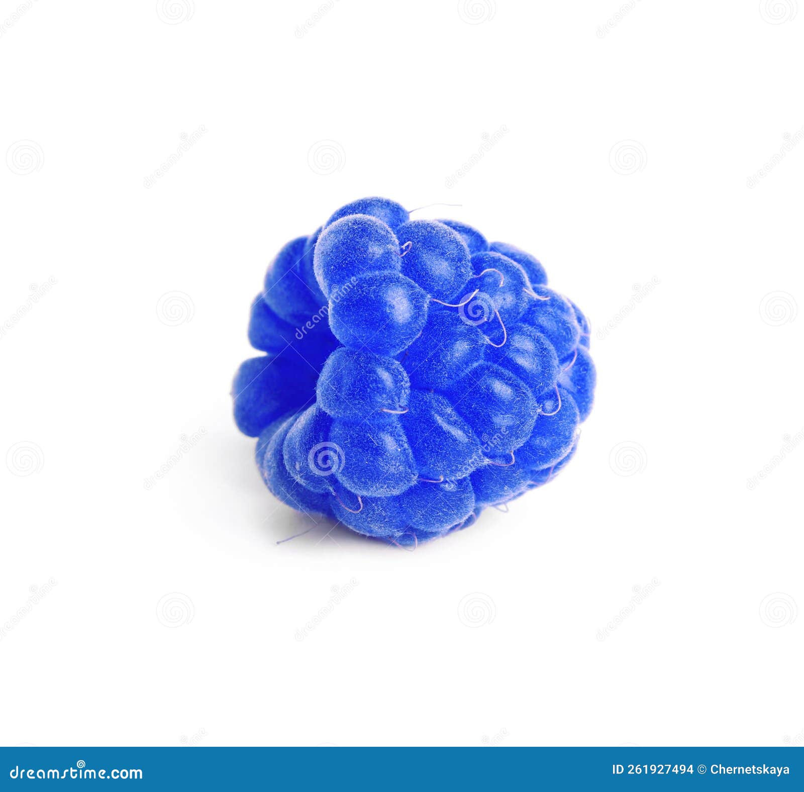 Fresh Tasty Blue Raspberry Isolated on White Stock Photo - Image of ...