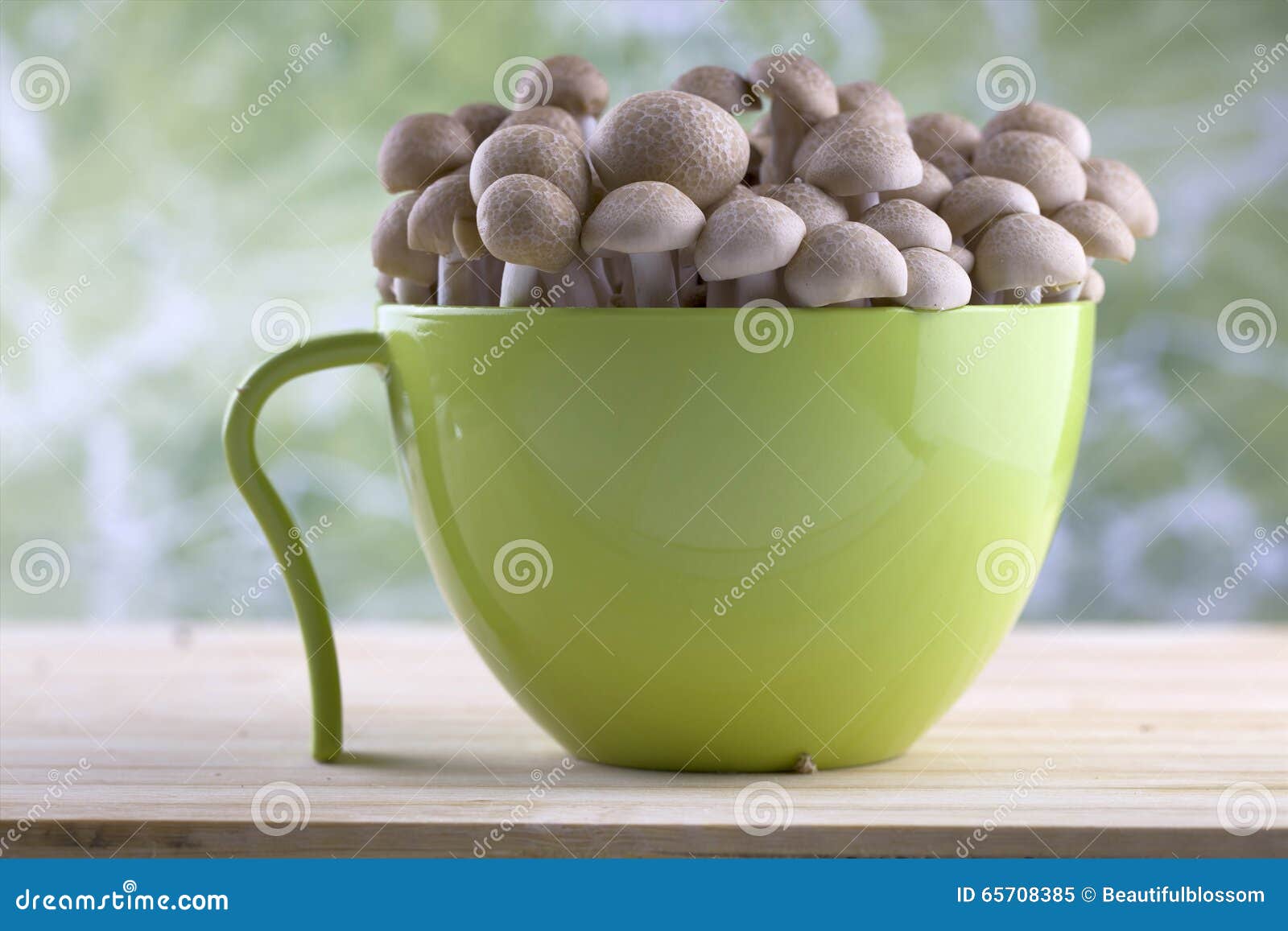Fresh and Tasty Bunashimeji Mushrooms Stock Image - Image of back ...