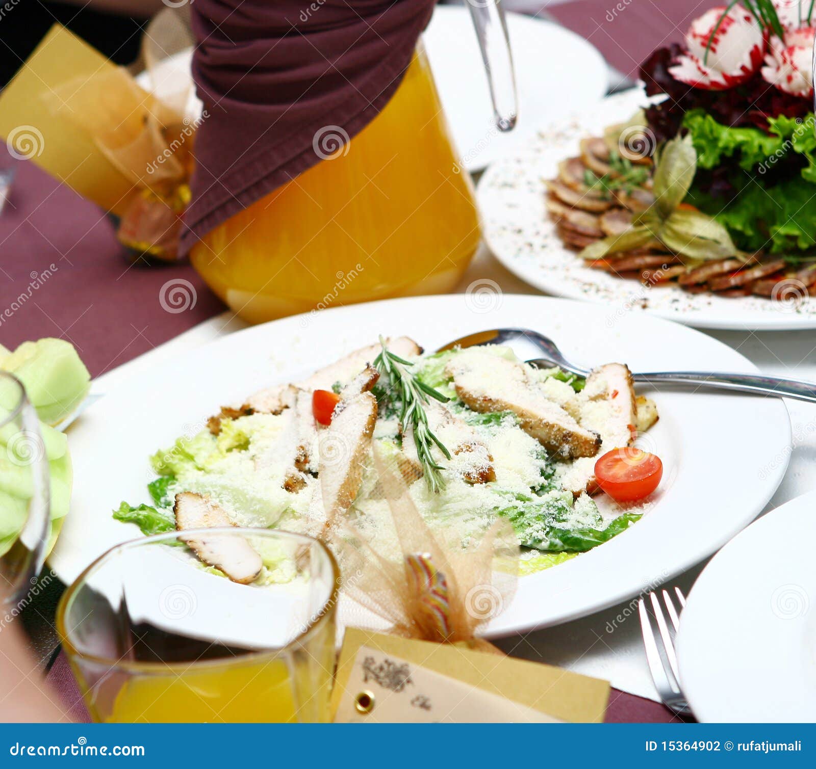 Fresh and Tasty Food on Table Stock Photo - Image of light, meat: 15364902
