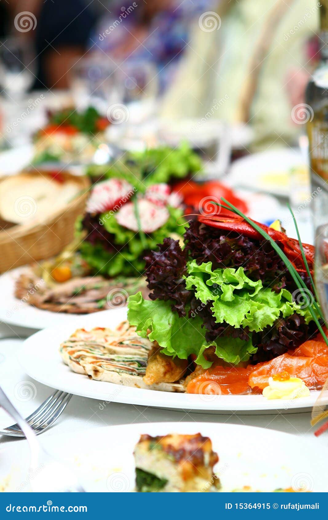 Fresh and Tasty Food on Table Stock Image - Image of gourmet, fresh ...