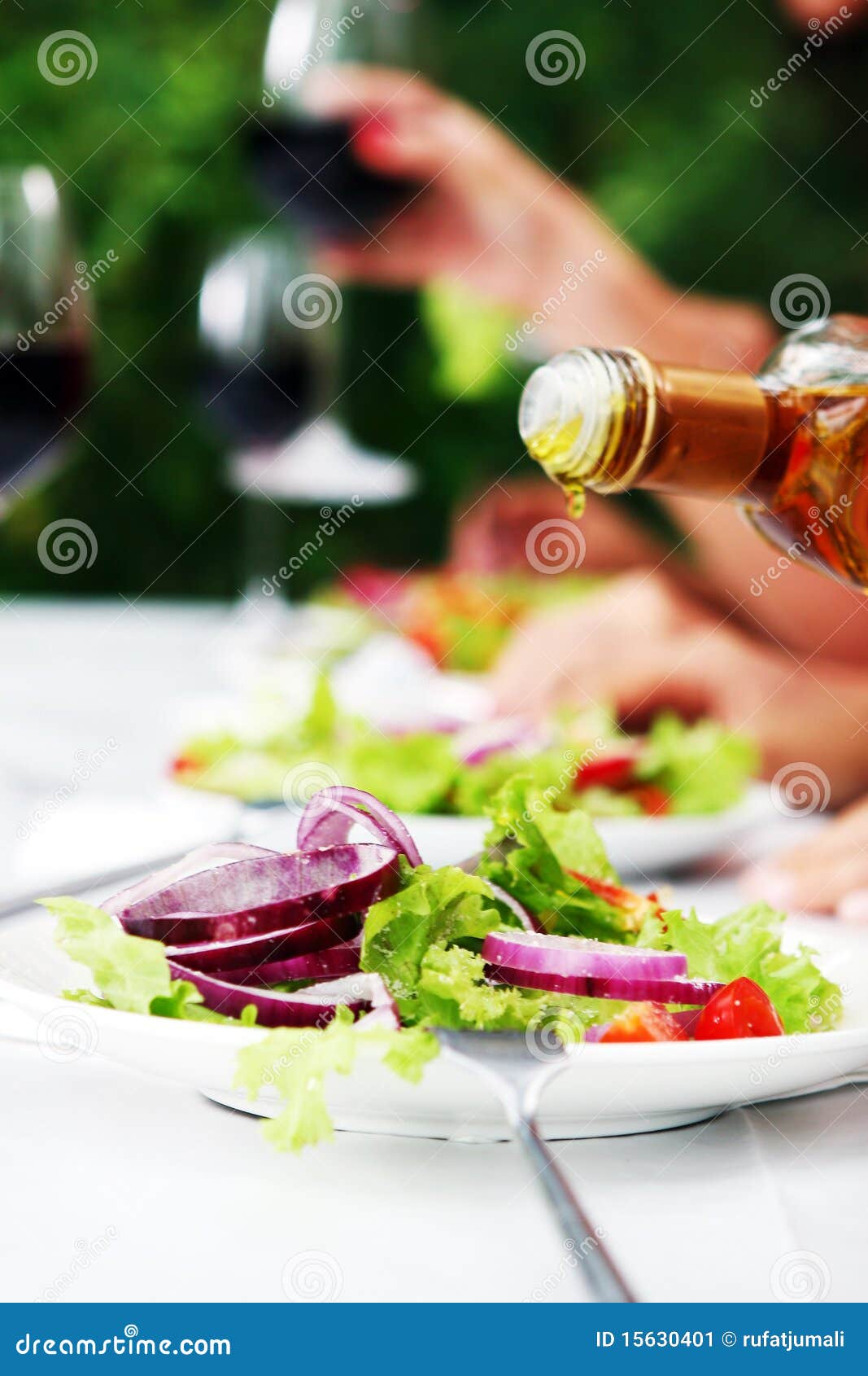 Fresh and Tasty Food on Table Stock Image - Image of celebration ...