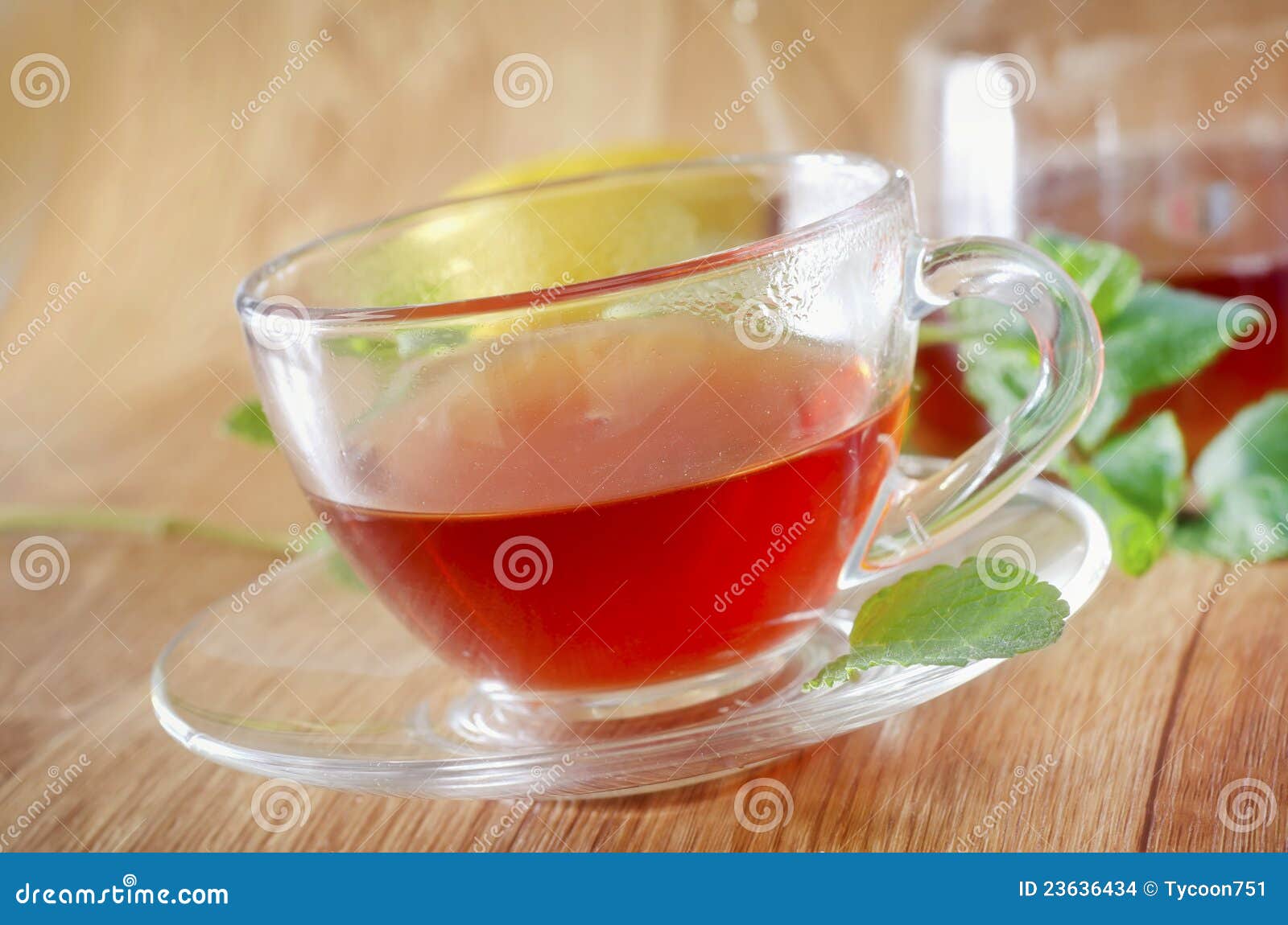 Fresh tea stock photo. Image of herb, glass, conceptual - 23636434