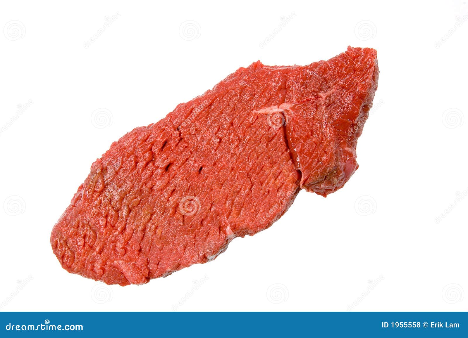 Fresh, Tenderized Beef Steak Stock Photo - Image of piece, roast: 1955558