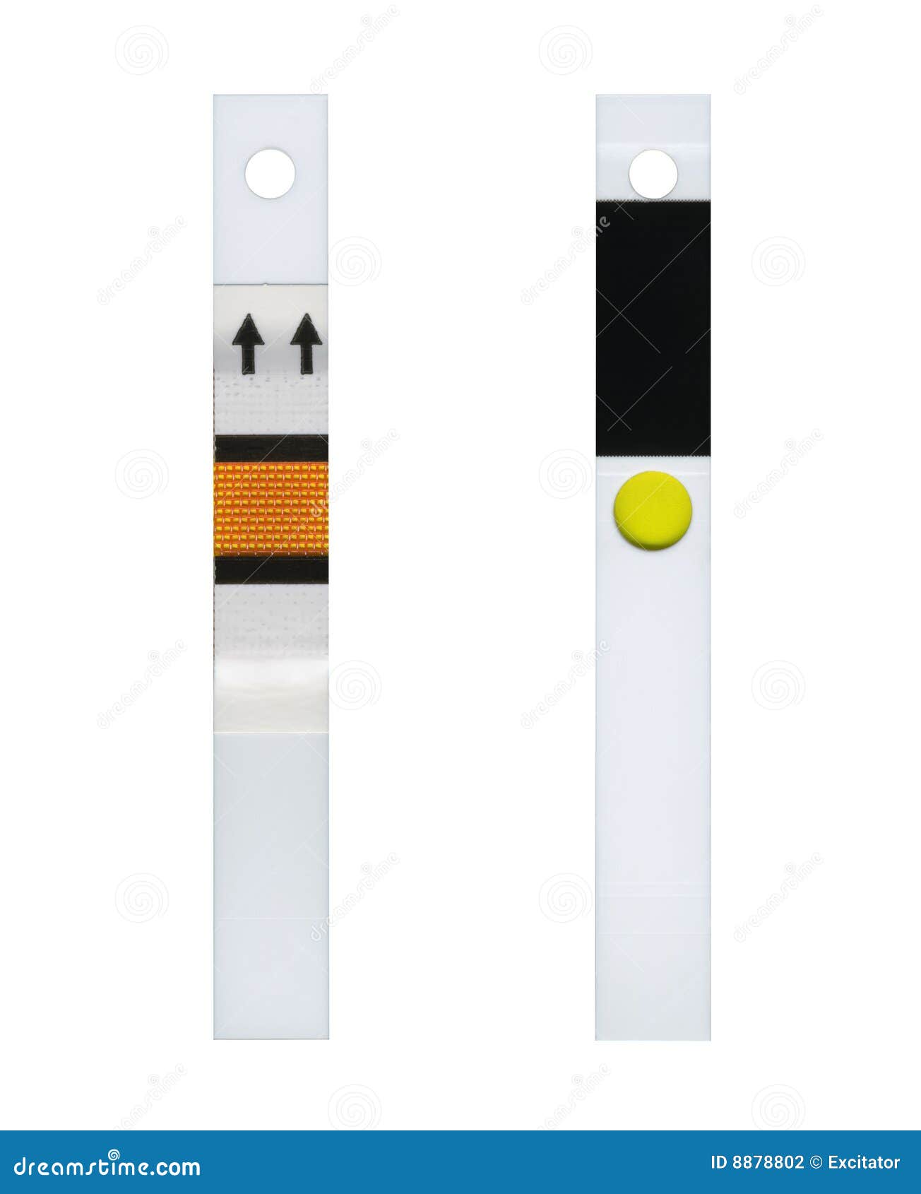 Fresh test strip stock photo. Image of measurement, close - 8878802