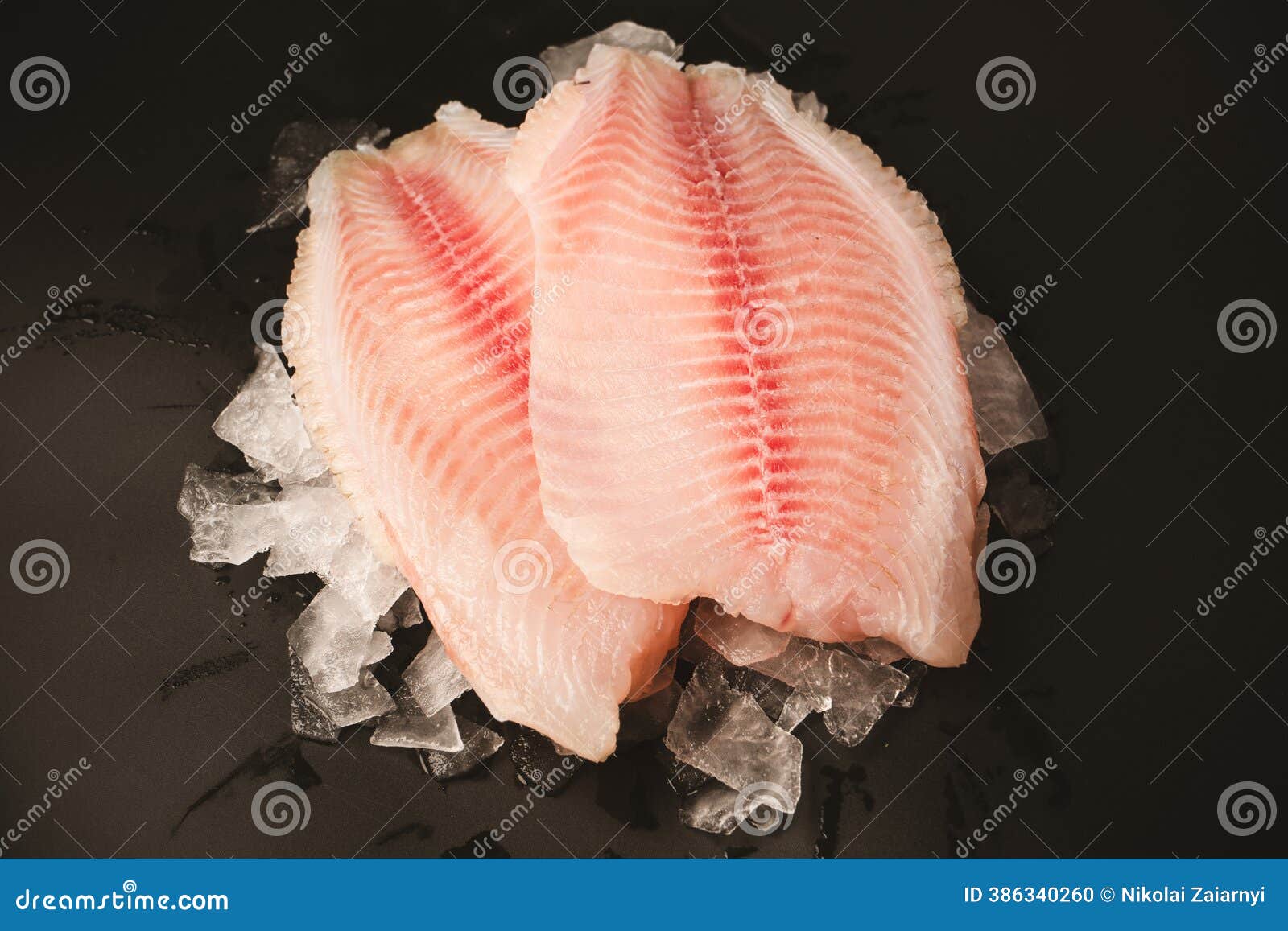 Fresh Red Tilapia, Known As Mojarra In Mexico Royalty-Free Stock Photo ...