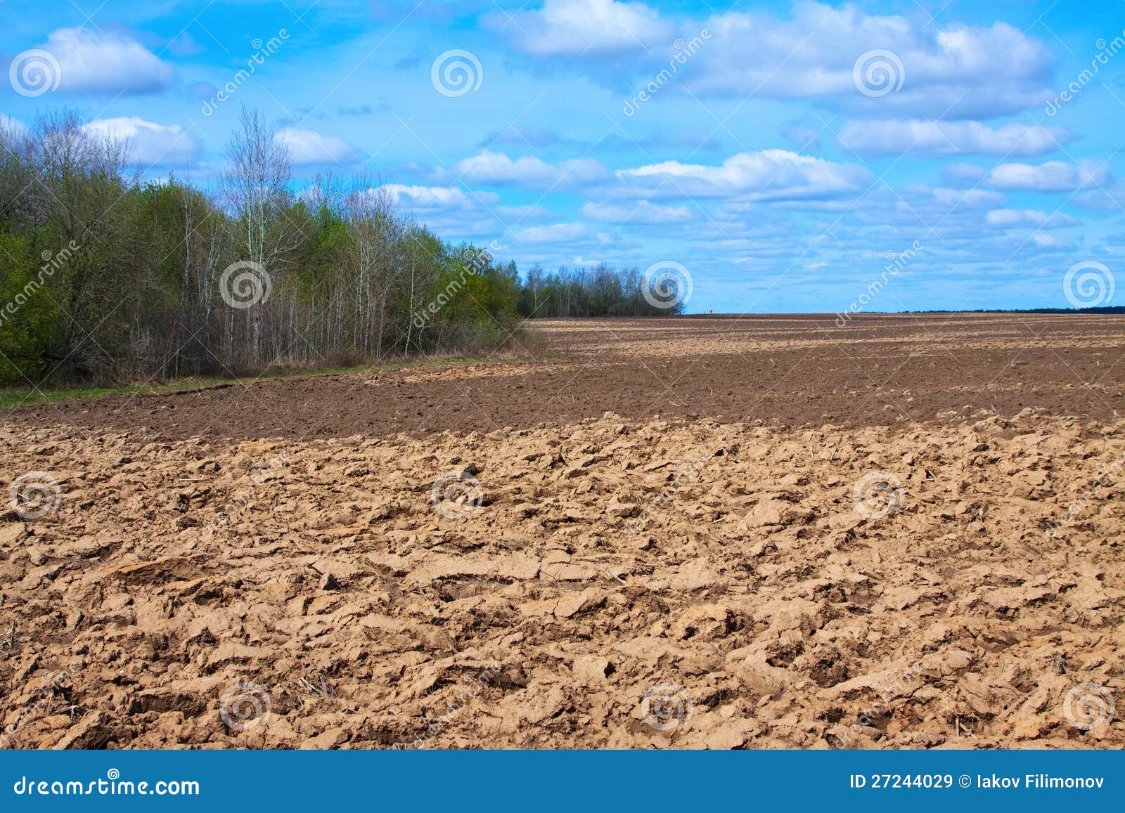 Fresh Tillage Ploughed Field Stock Image - Image of field, landscape ...