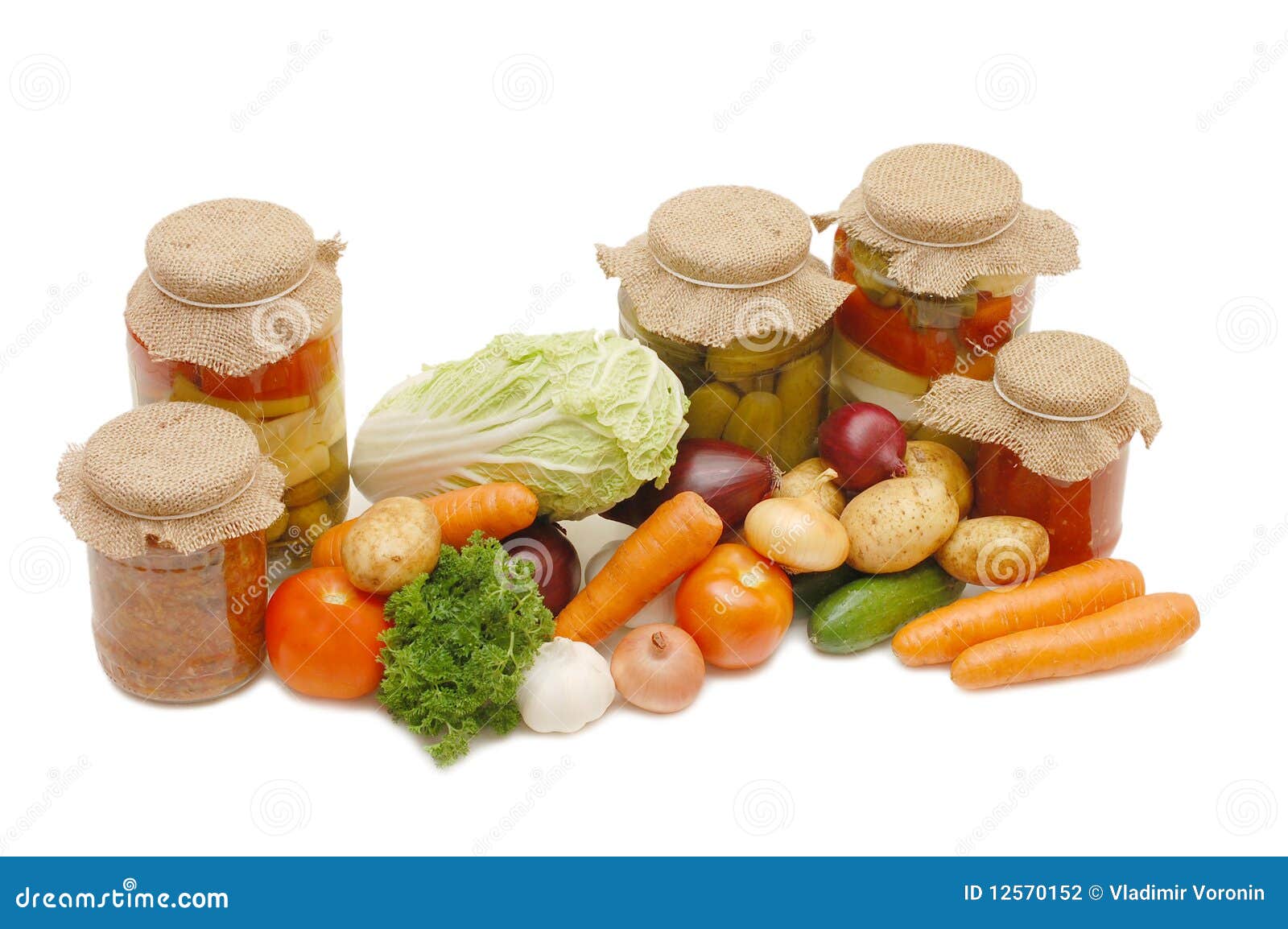 Fresh and Tinned Vegetables Stock Photo - Image of canned, healthy ...