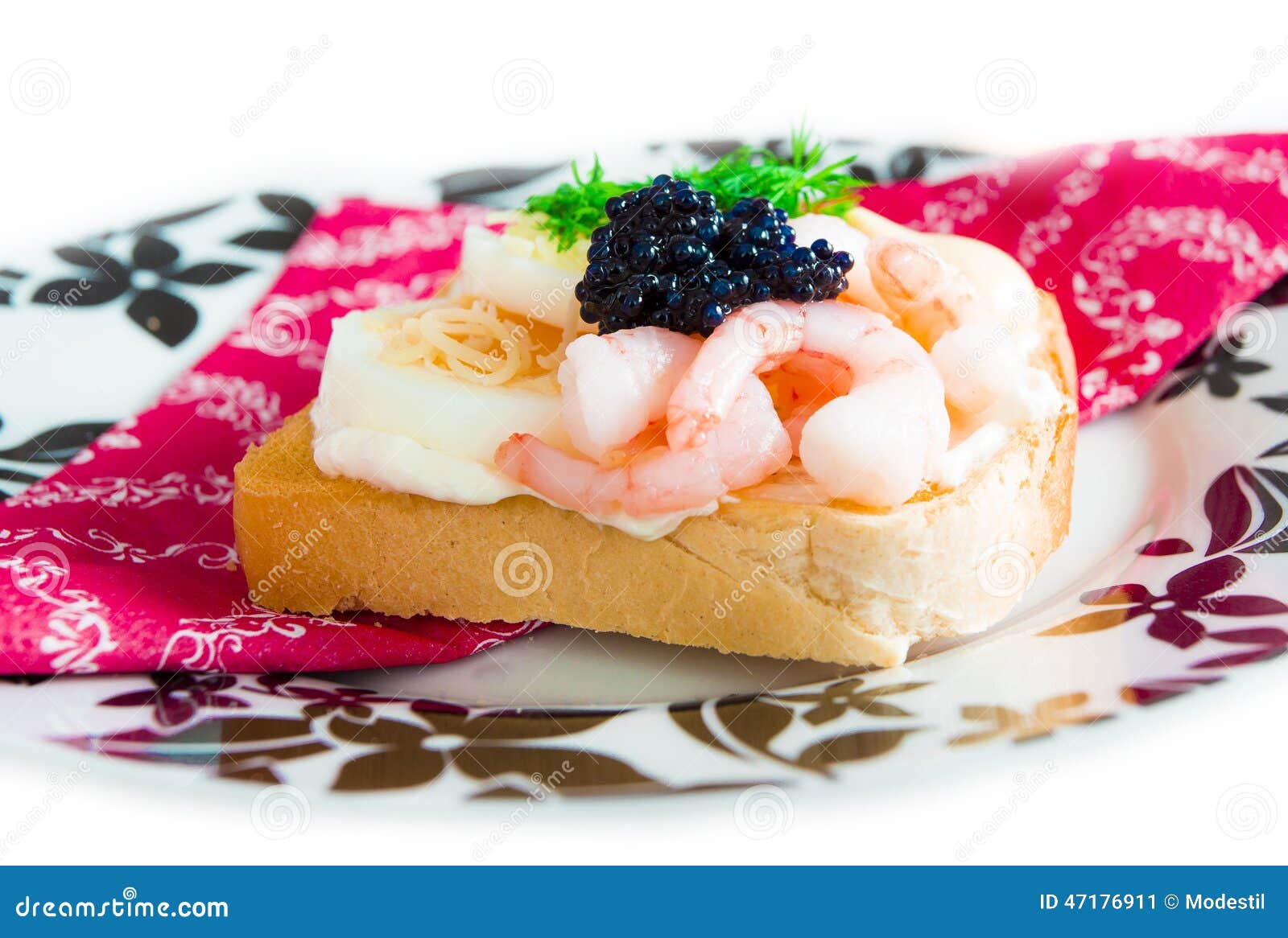 Fresh toast with caviar stock image. Image of colors - 47176911