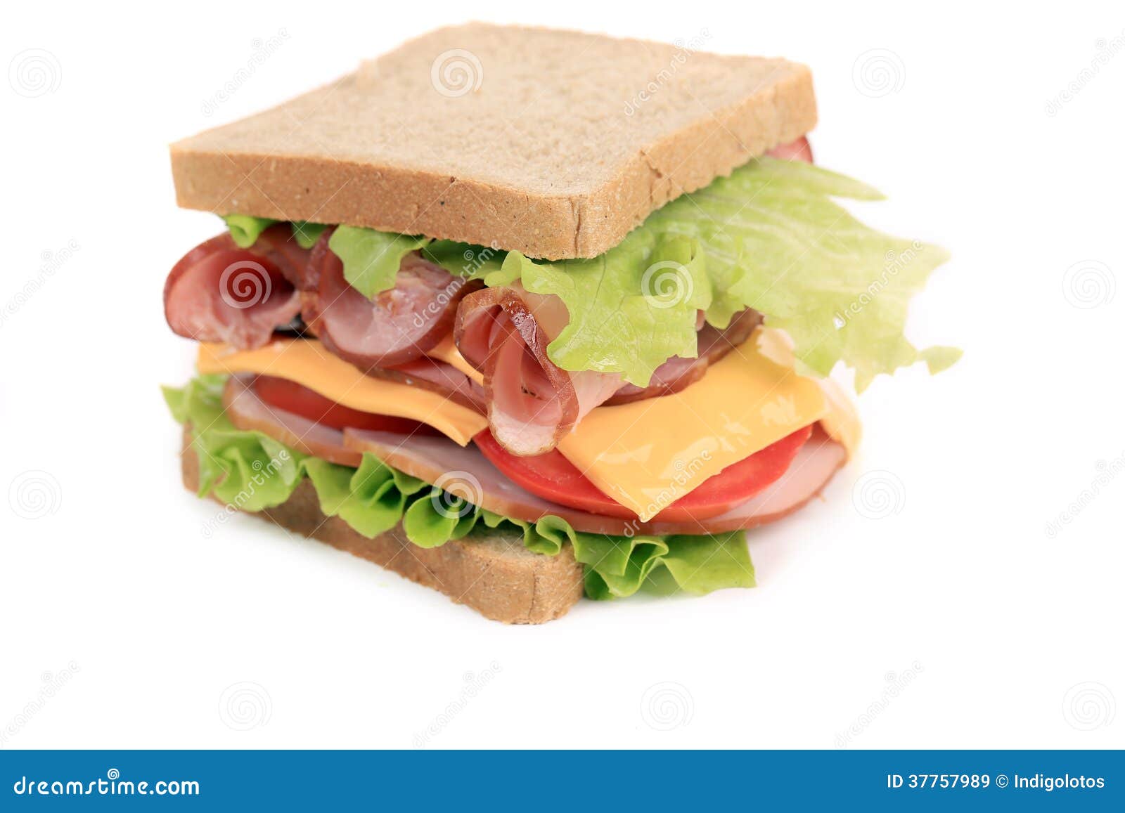 Fresh toast sandwich. stock image. Image of gourmet, rolled - 37757989