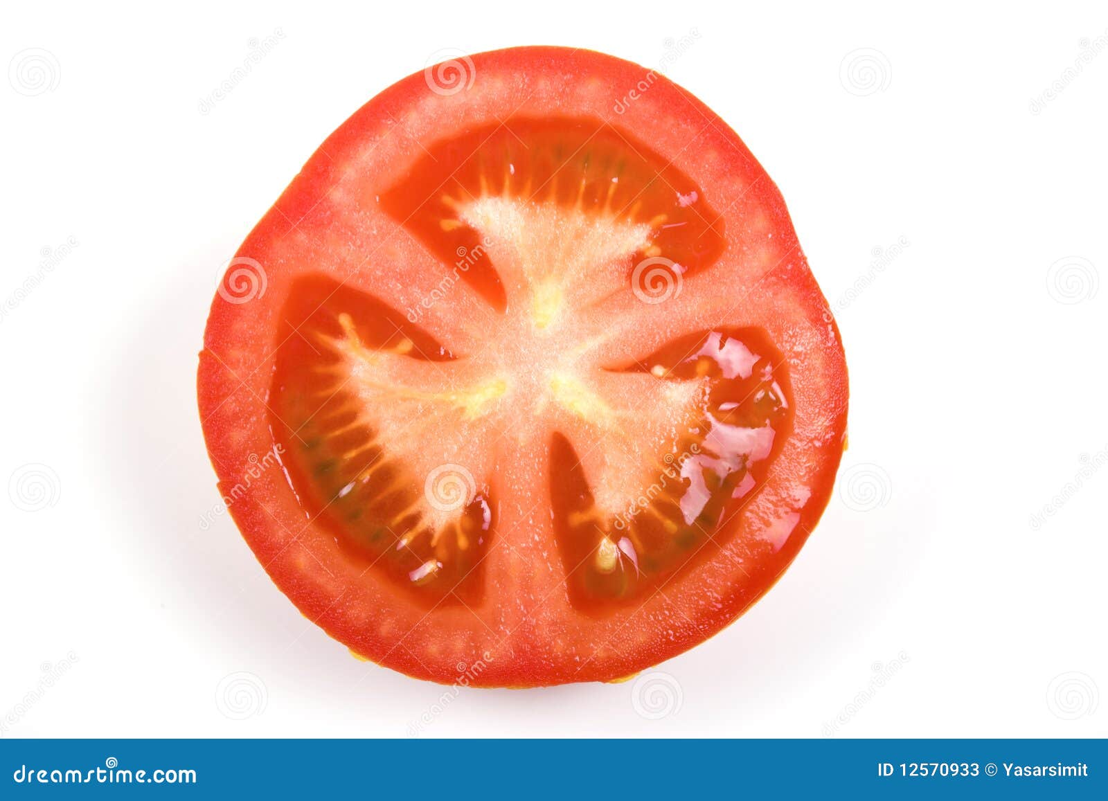 Sliced tomato stock image. Image of ripened, fruit, freshness - 12570933