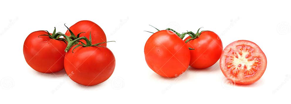 Fresh tomato with basil stock image. Image of natural - 255540983
