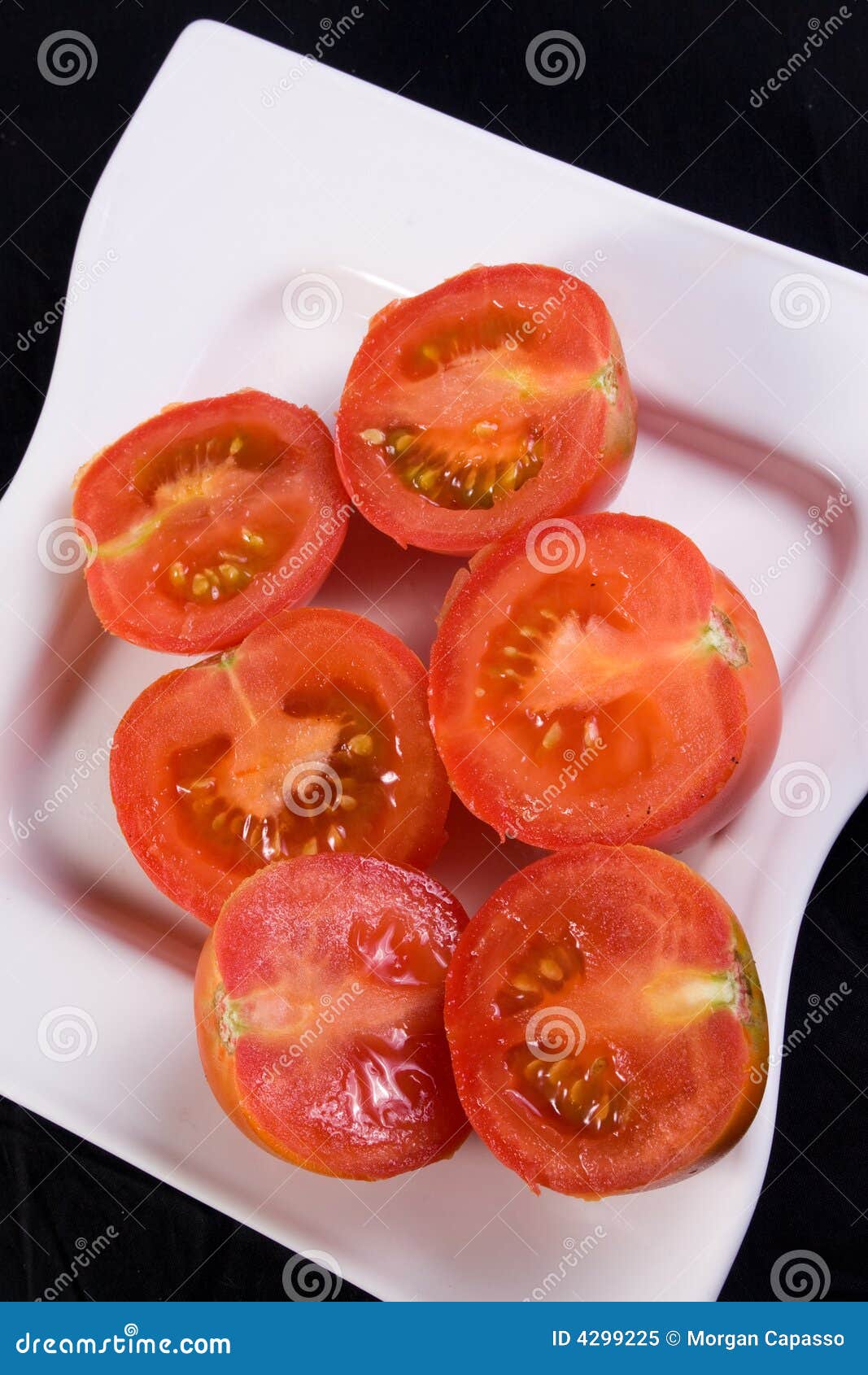 Fresh Tomato Halves stock image. Image of halves, vegetables - 4299225