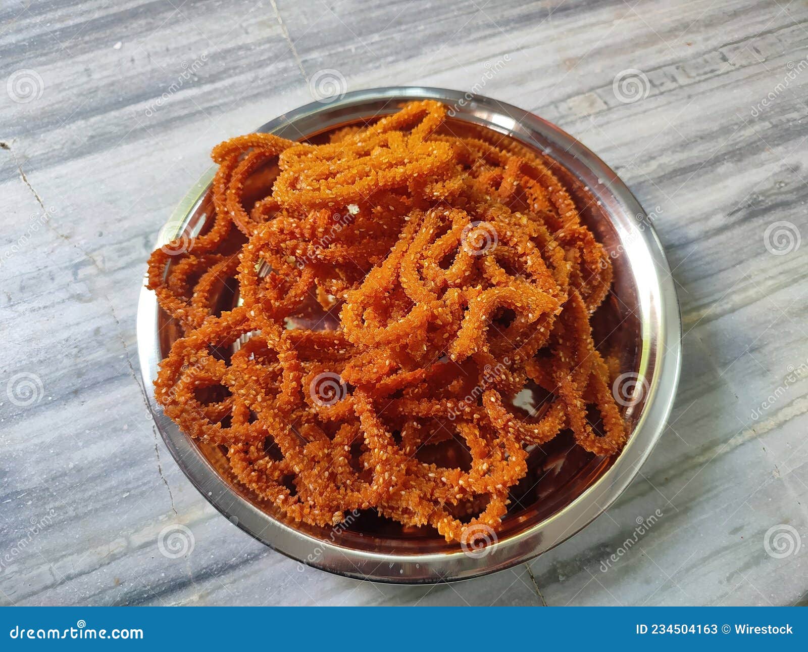 Fresh Tomato Murukku in a Bowl Stock Image - Image of recipe, closeup ...
