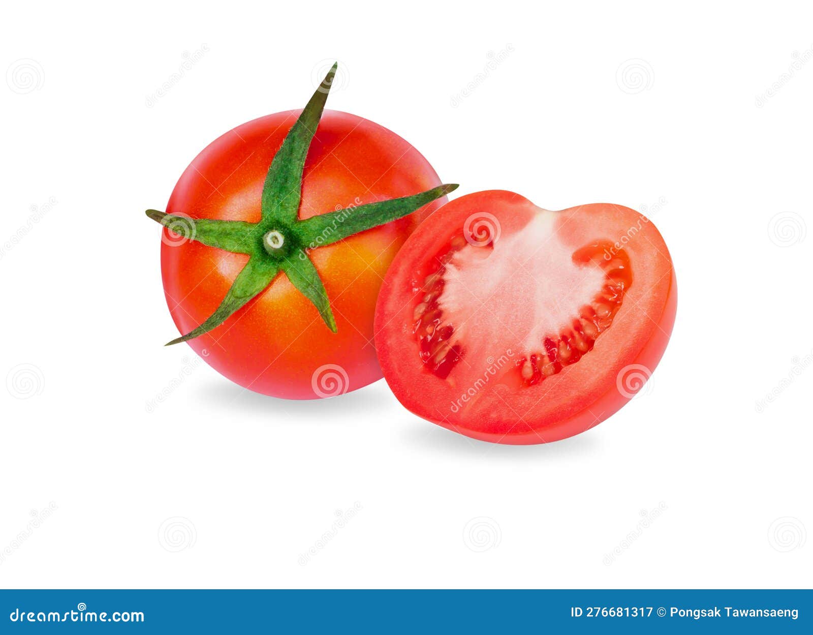 Fresh Tomatoe Isolated on White Background, Raw Food Stock Image ...