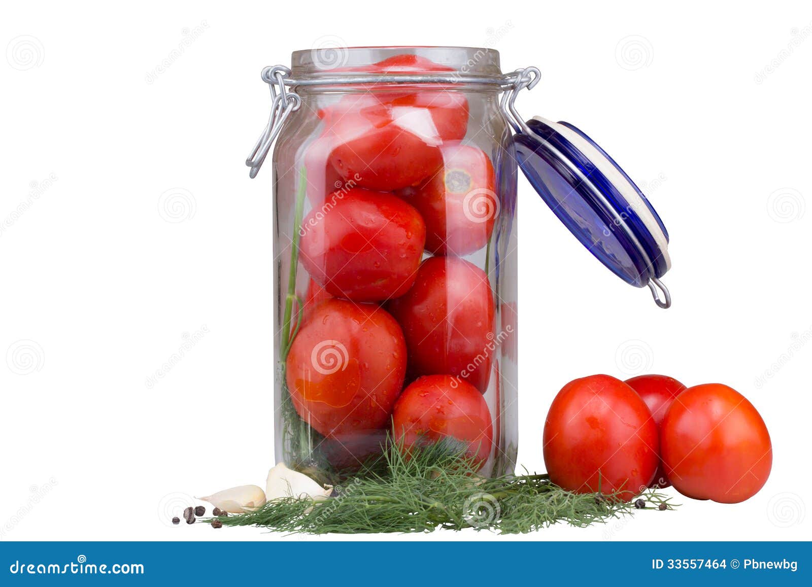 Fresh Tomatoes in a Glass Jar Stock Photo - Image of cooking, pickled ...