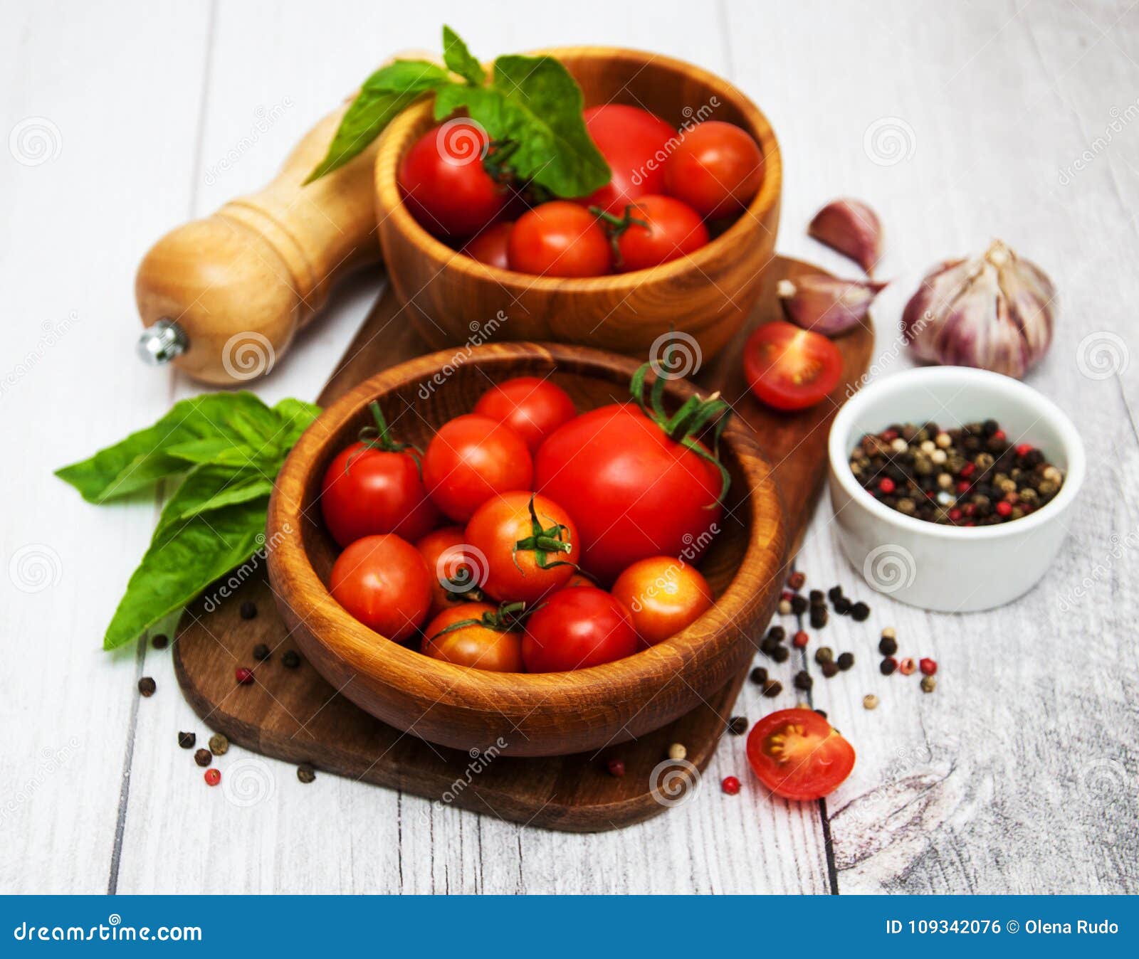 Fresh tomatoes on a table stock photo. Image of ingredient - 109342076