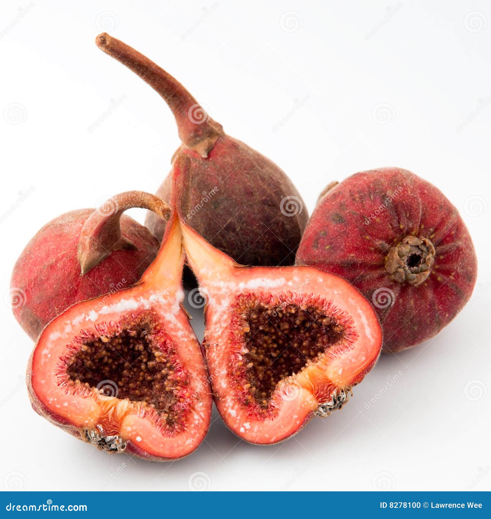 Fresh Tropical Figs stock photo. Image of furry, still - 8278100