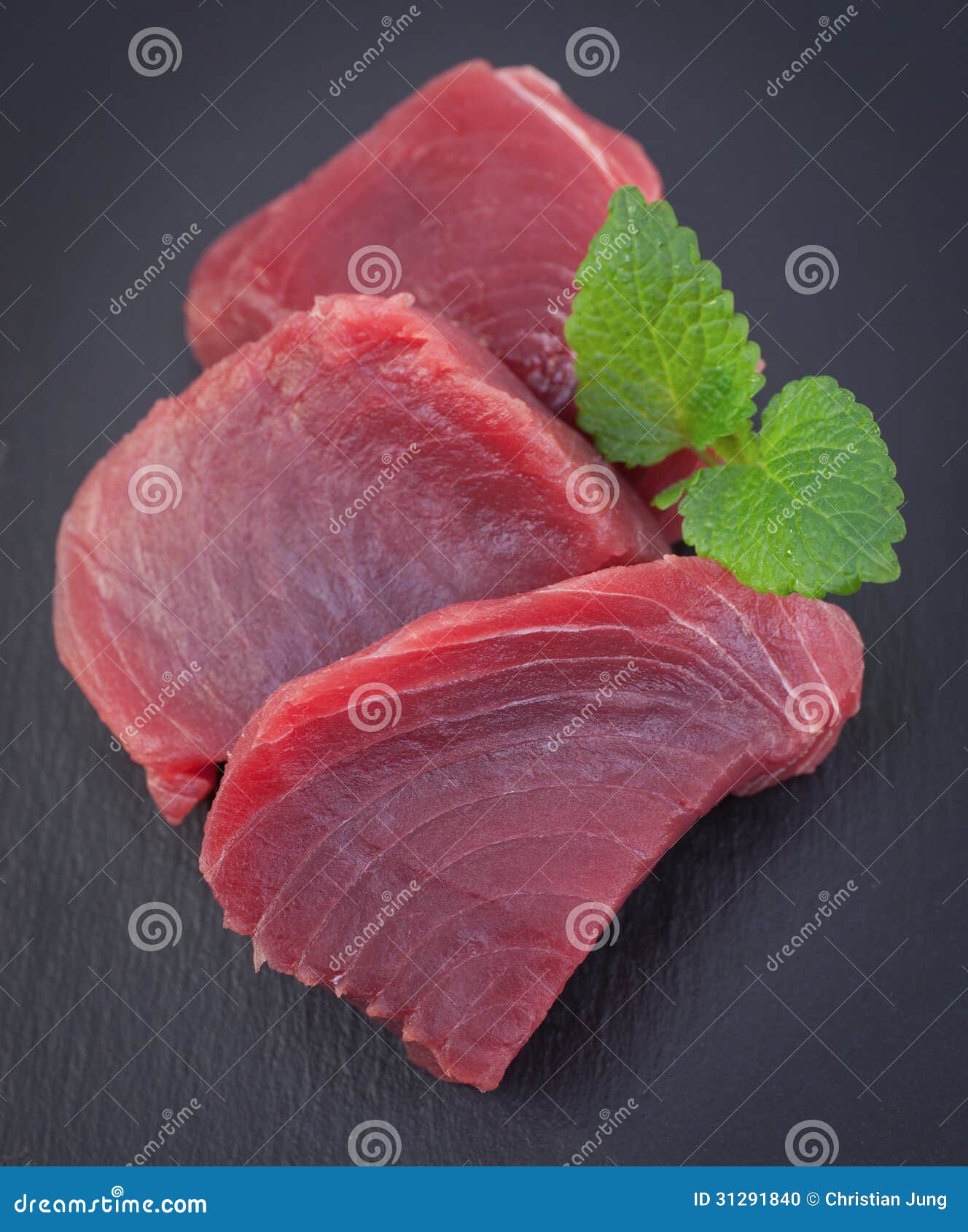 Fresh tuna steaks stock photo. Image of grill, fillet - 31291840