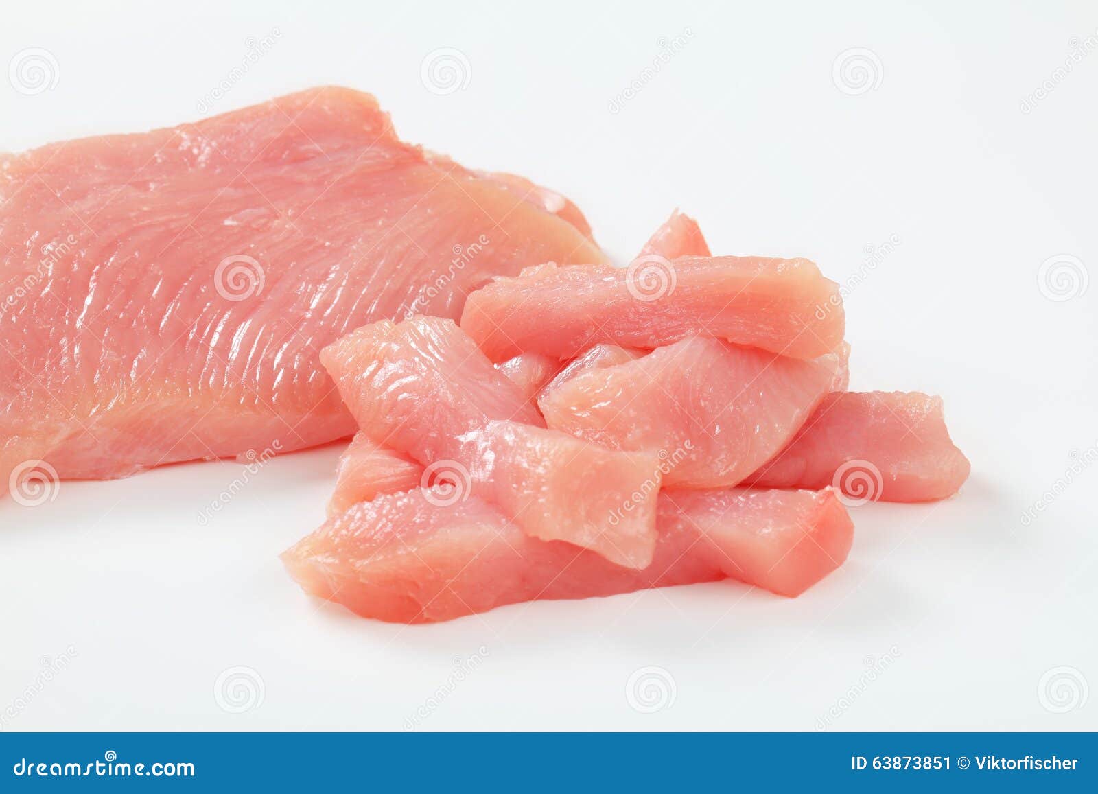 Fresh turkey meat stock image. Image of skinless, white - 63873851