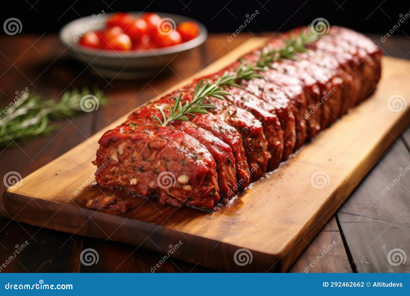Fresh Uncooked Meatloaf Ready for Barbecue Grilling Stock Photo - Image ...