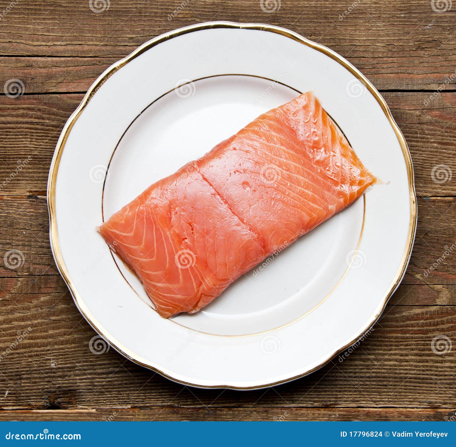 Fresh Uncooked Red Fish Fillet Stock Photo - Image of isolated, bright ...