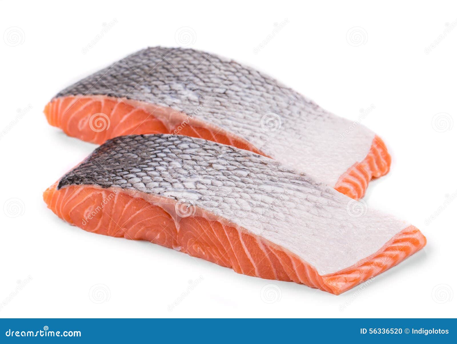 Fresh Uncooked Red Fish Fillet Slices. Stock Photo - Image of slices ...