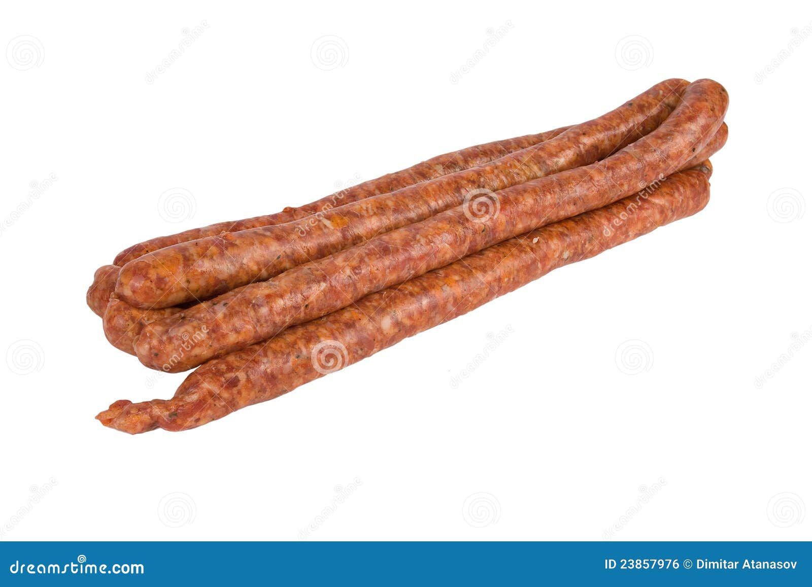 Fresh uncooked sausages stock photo. Image of grilled - 23857976