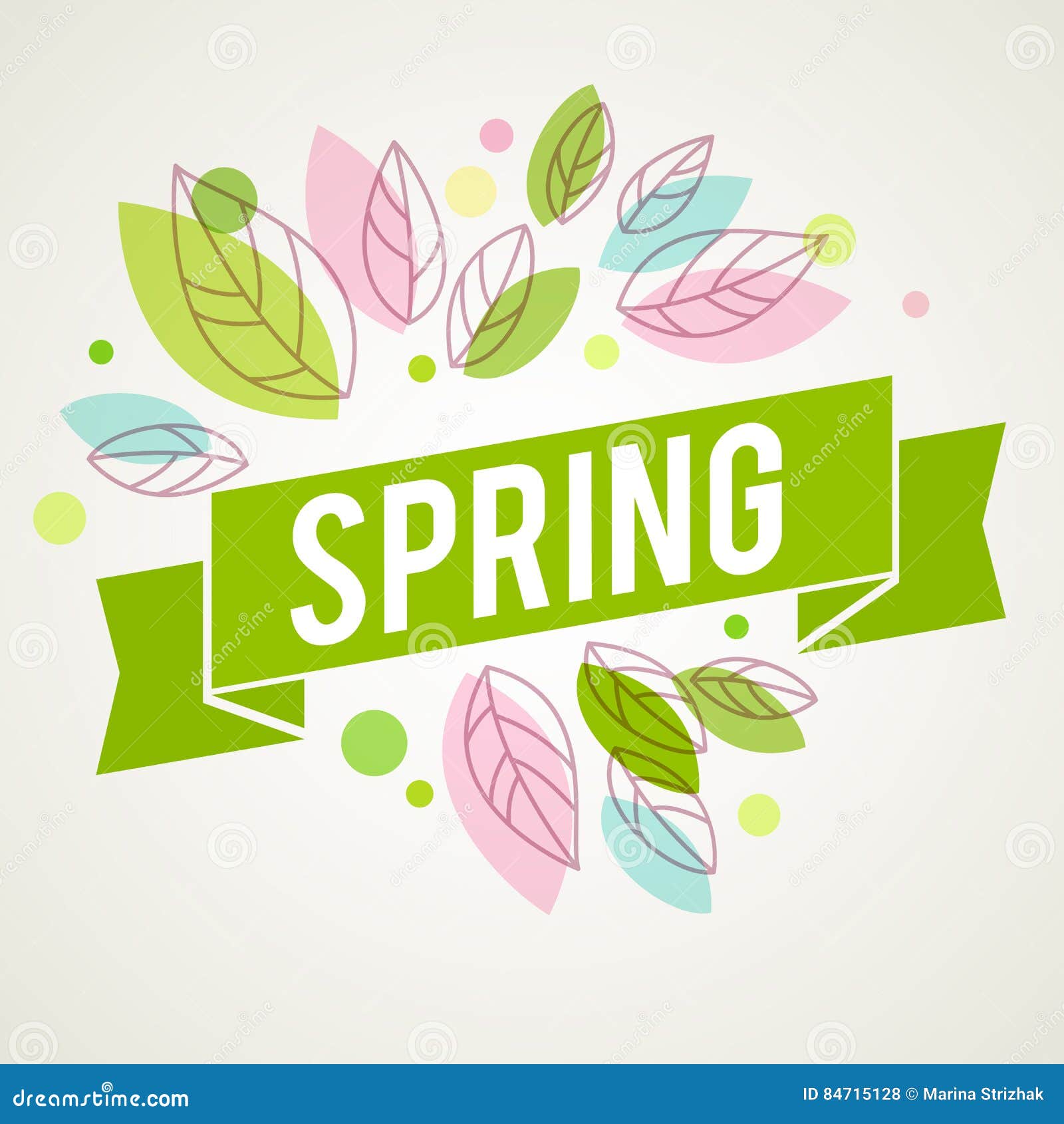Fresh Vector Design for Banners, Greeting Cards, Spring Sales. Stock ...