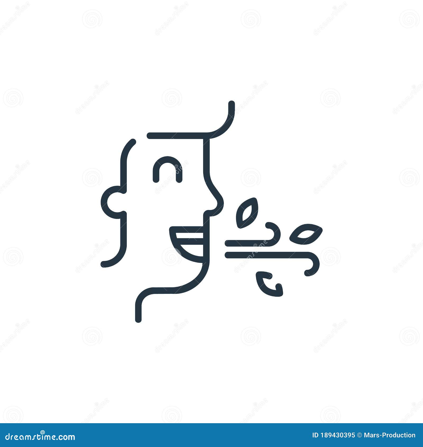 Fresh Vector Icon Isolated on White Background. Outline, Thin Line ...