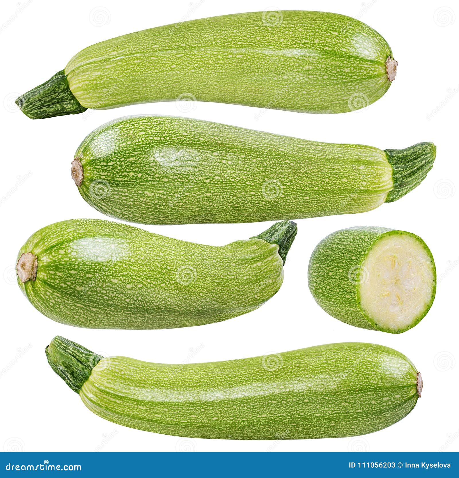 Fresh Vegetable Marrow Isolated on White Stock Image - Image of plant ...