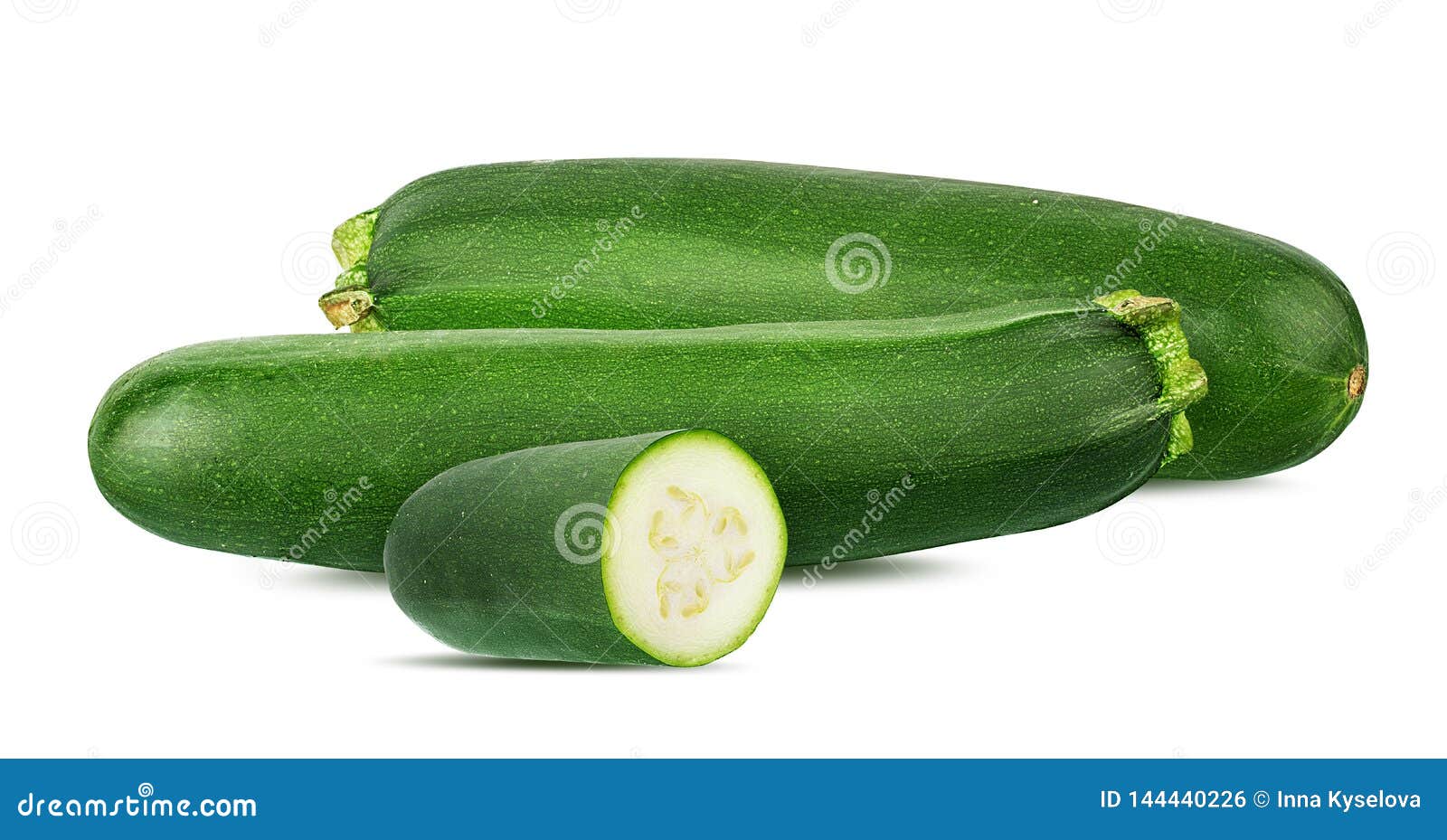 Fresh Vegetable Marrow Isolated on White Stock Photo - Image of plant ...